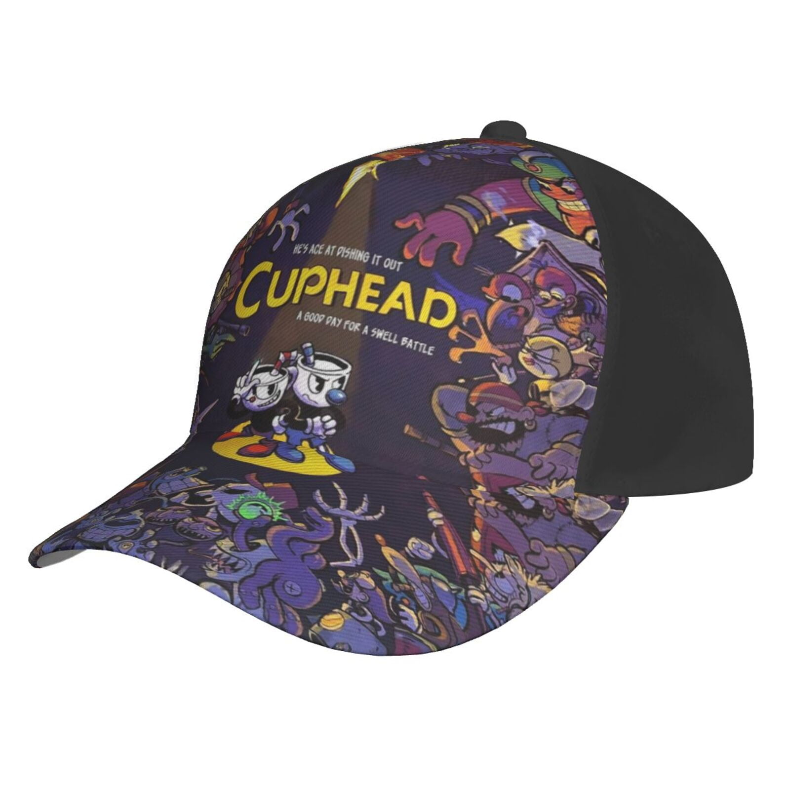 Cuphead & Mugman Show Baseball Cap Adjustable Dad Hat for Mens Womens ...