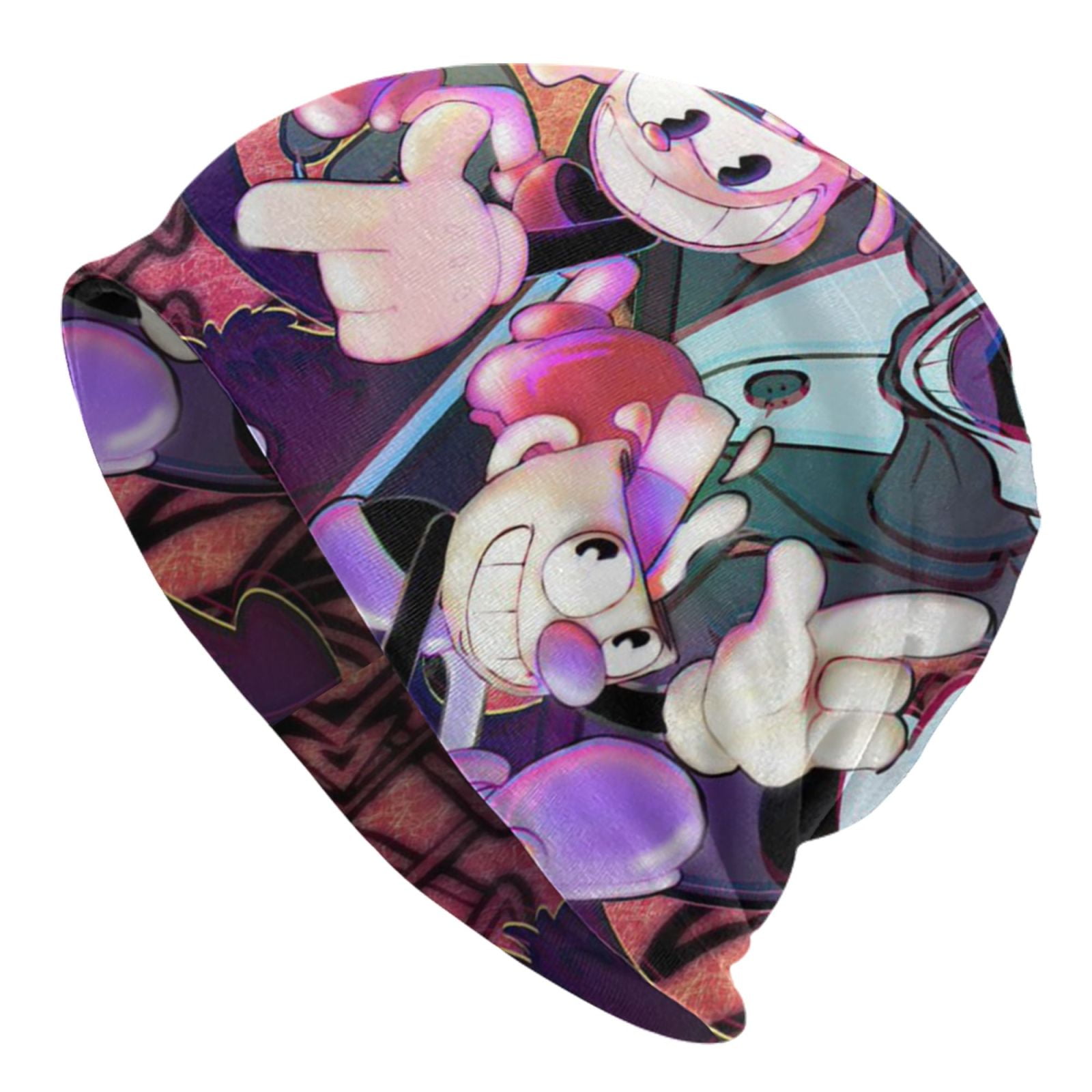 Cuphead Mugman Slouchy Hat For Men Women Teen Unisex Winter Hat Elastic ...