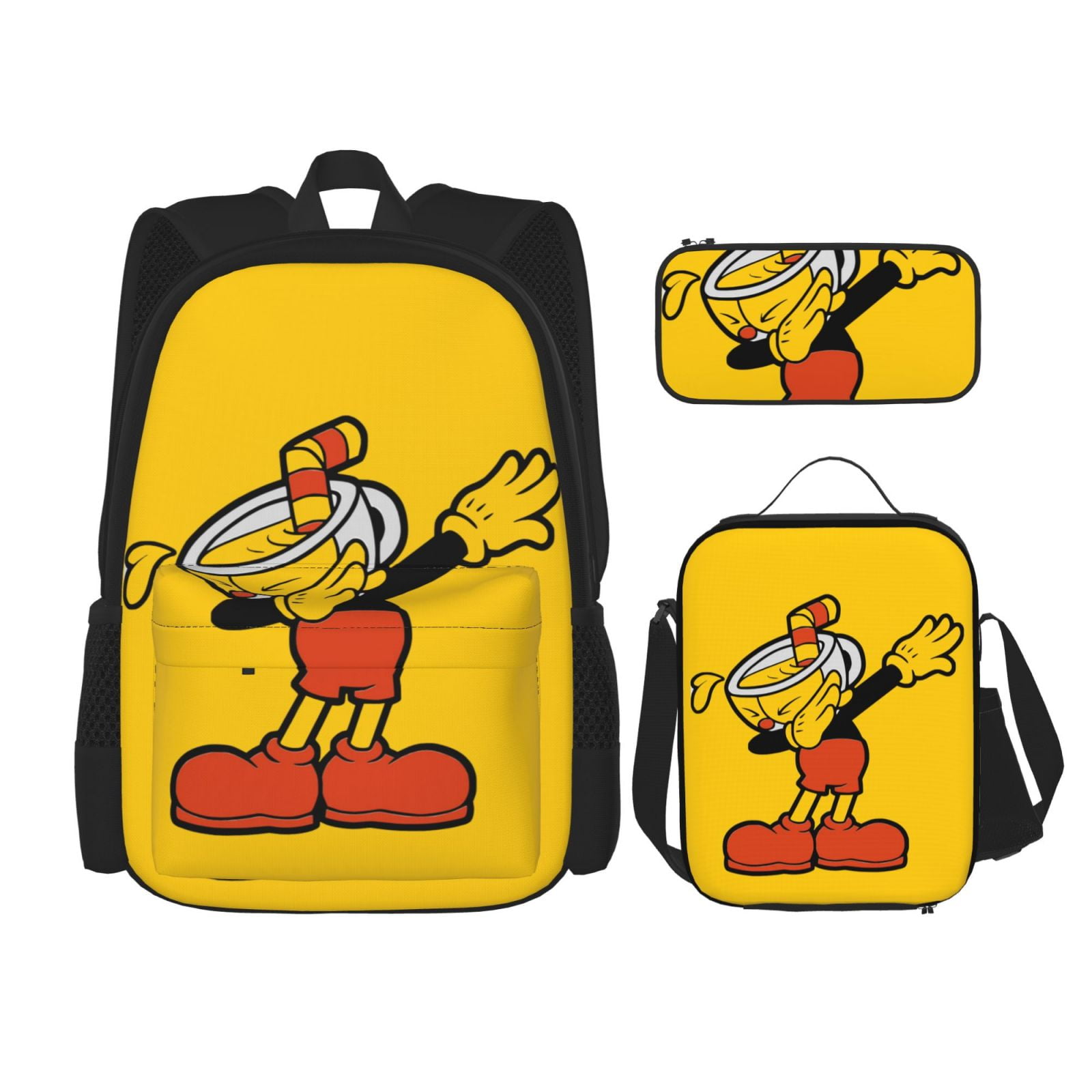 Cuphead Mugman Travel Camping Work Backpack for Womens/Mens Gifts ...