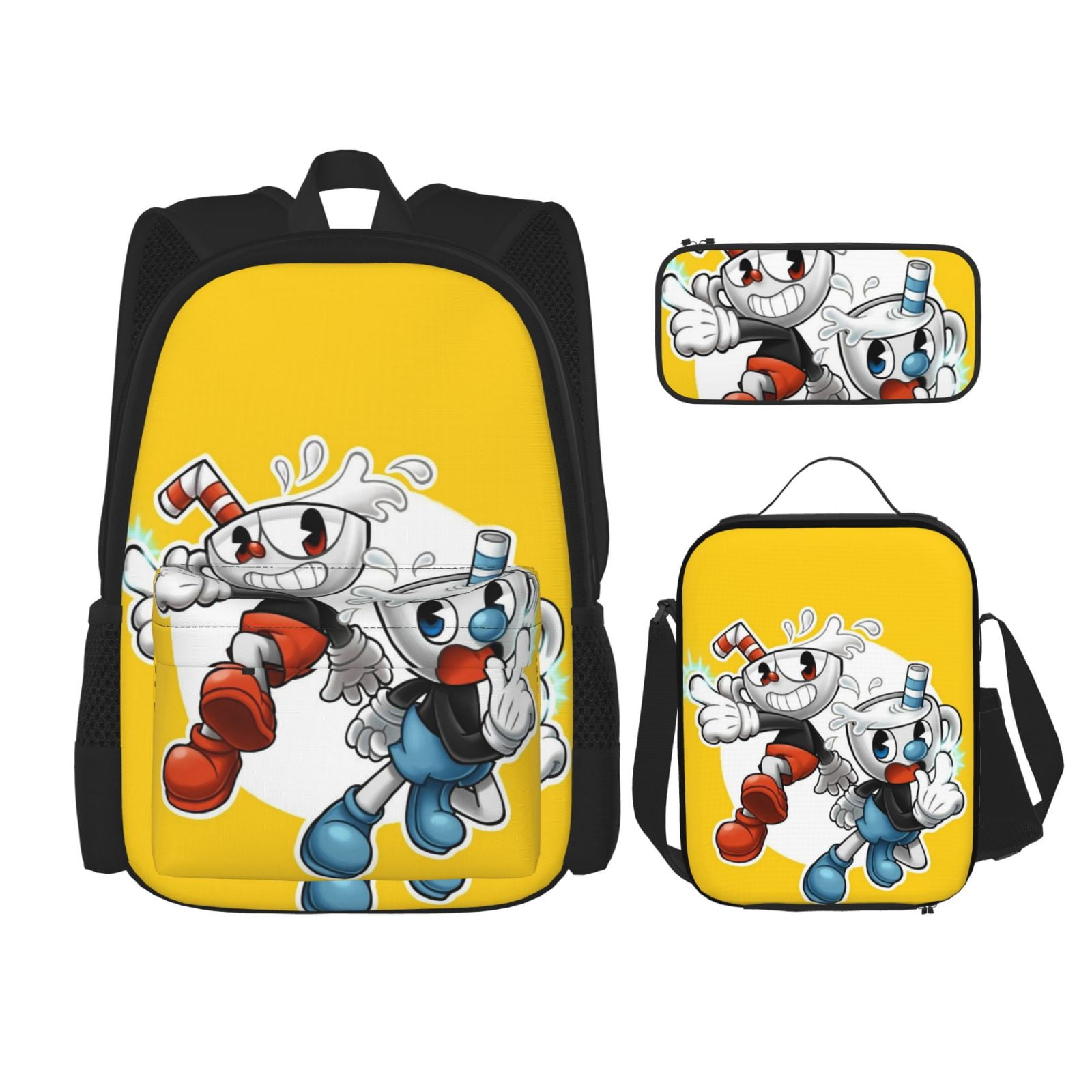 Cuphead Mugman Travel Camping Work Backpack for Womens/Mens Gifts ...