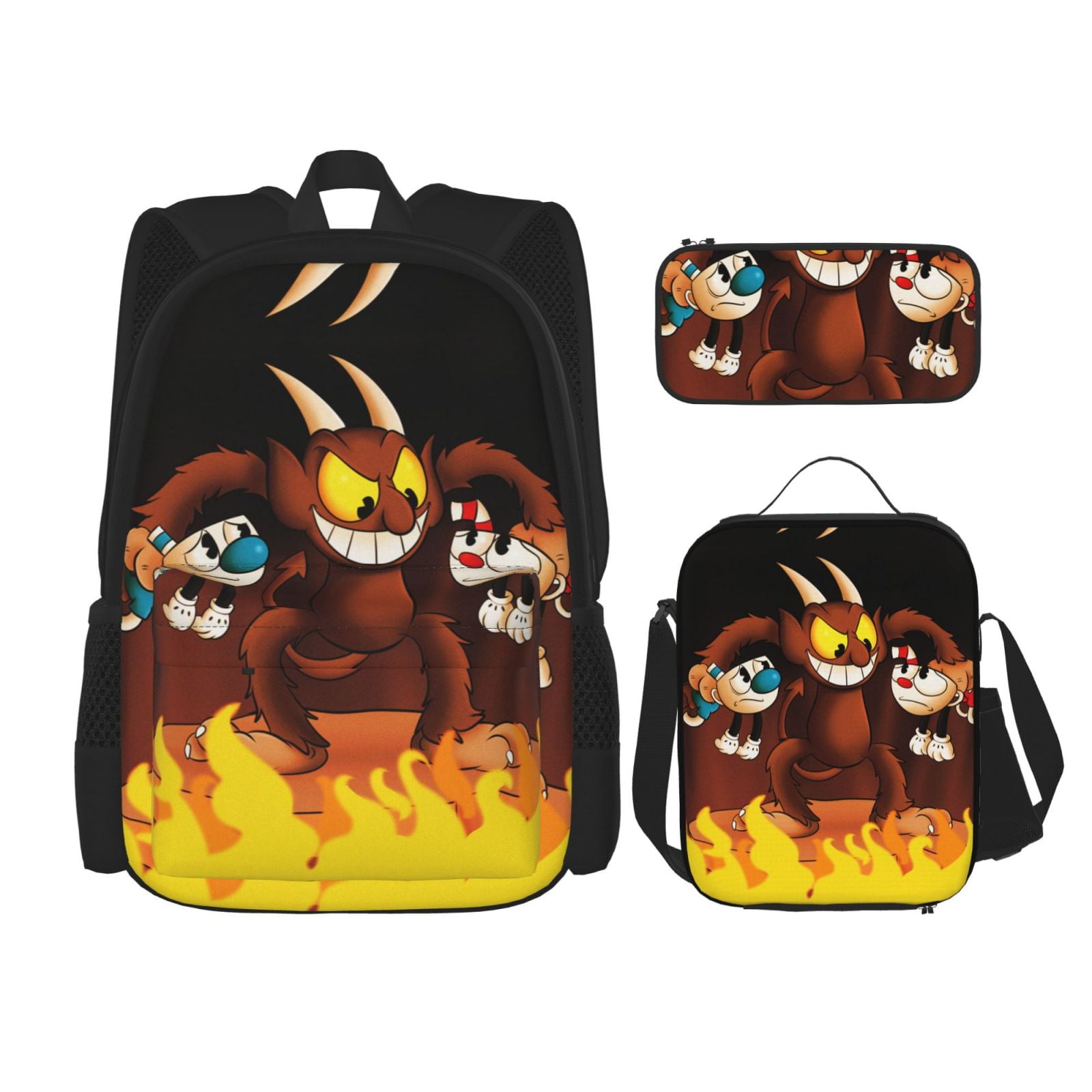 Cuphead Mugman Travel Camping Work Backpack for Womens/Mens Gifts ...