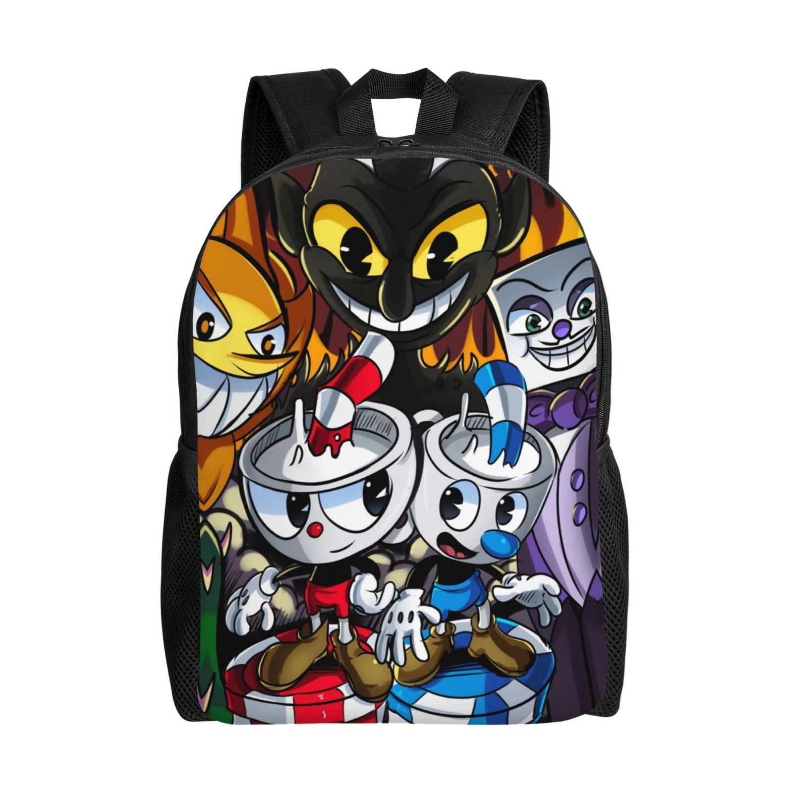 Cuphead Mugman Travel Camping Work Backpack for Womens/Mens Gifts Basic ...