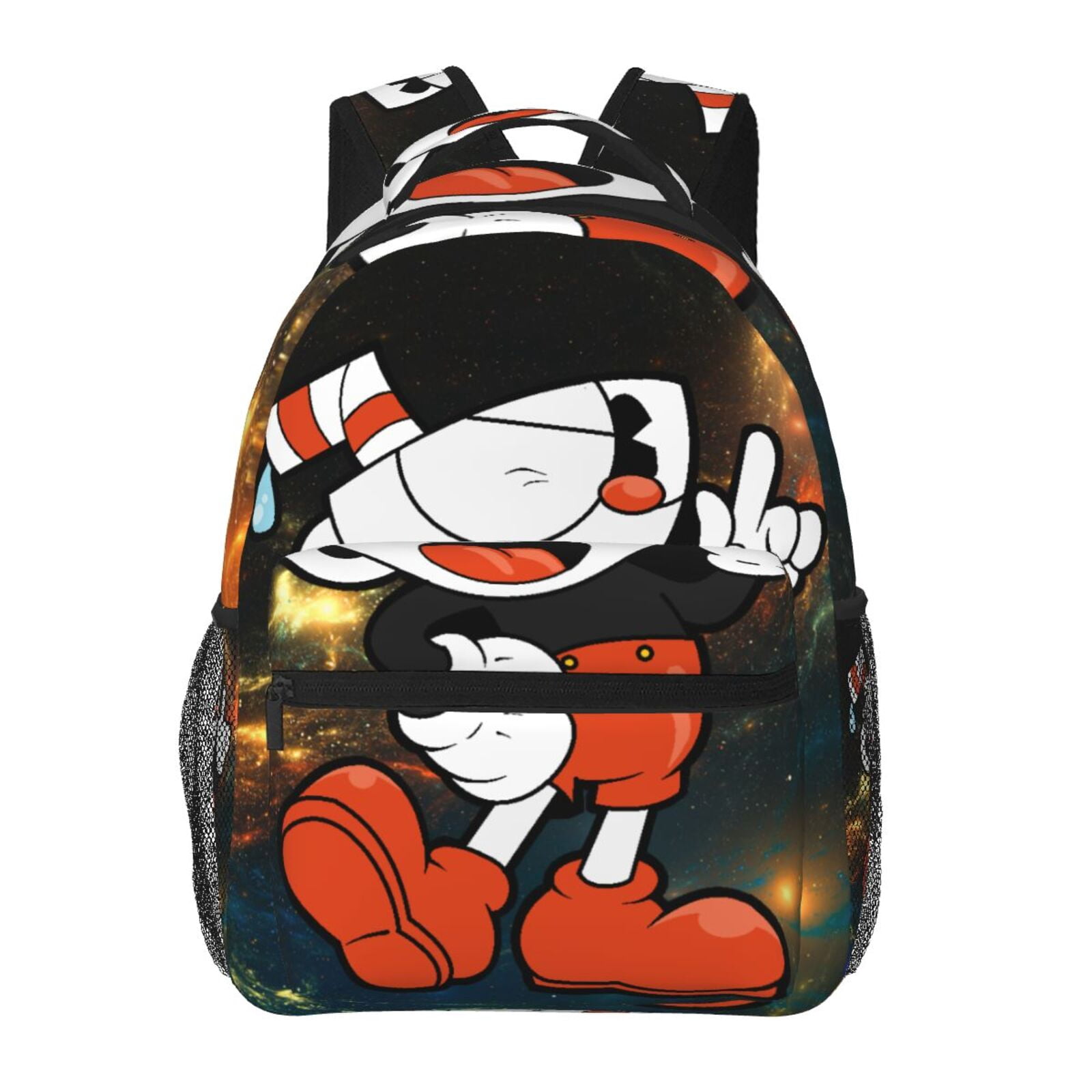 Cuphead Mugman Travel Camping Work Backpack for Womens/Mens Gifts Basic ...