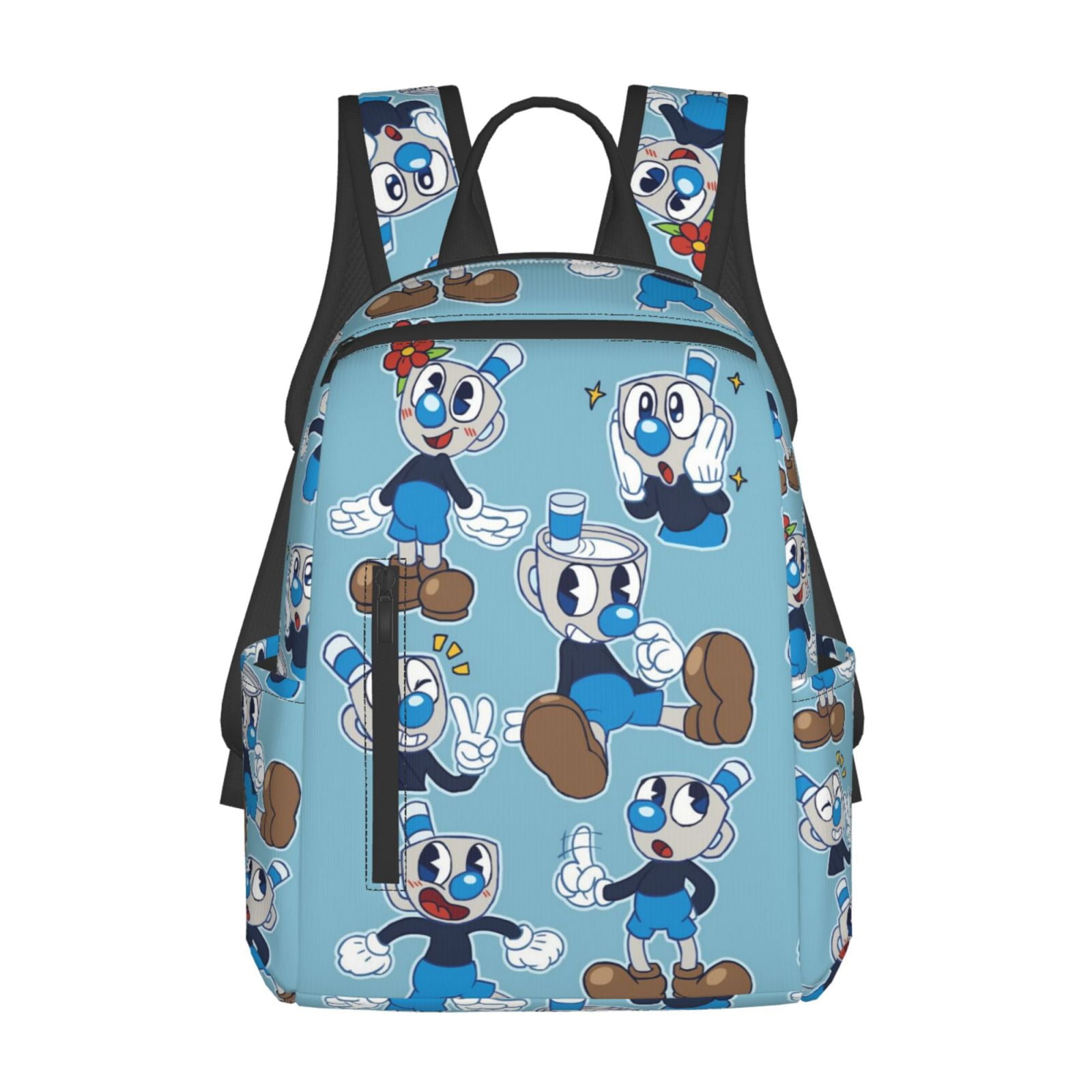 Cuphead Mugman Travel Camping Work Backpack for Womens/Mens Gifts Basic ...