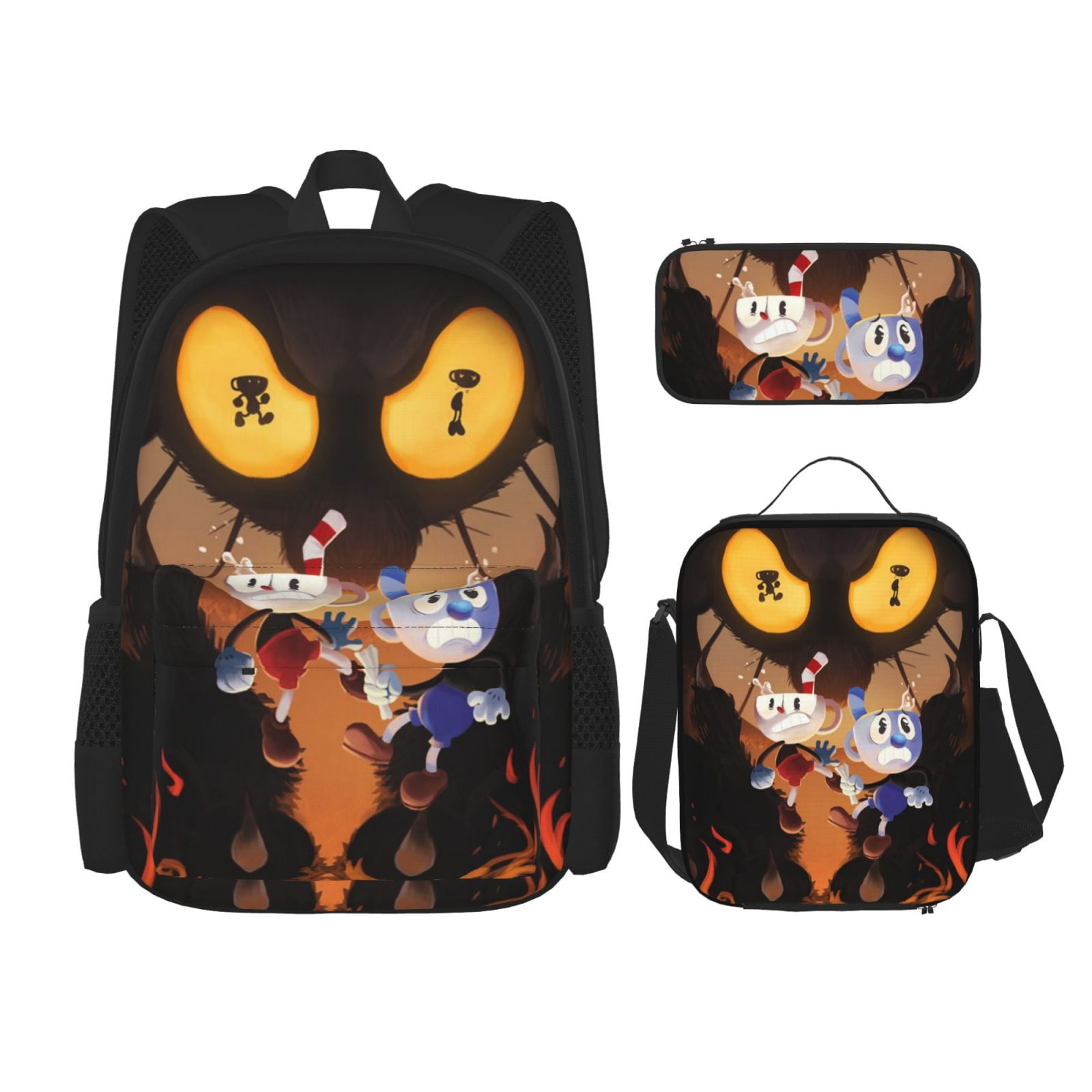 Cuphead Mugman Travel Camping Work Backpack for Womens/Mens Gifts Basic ...