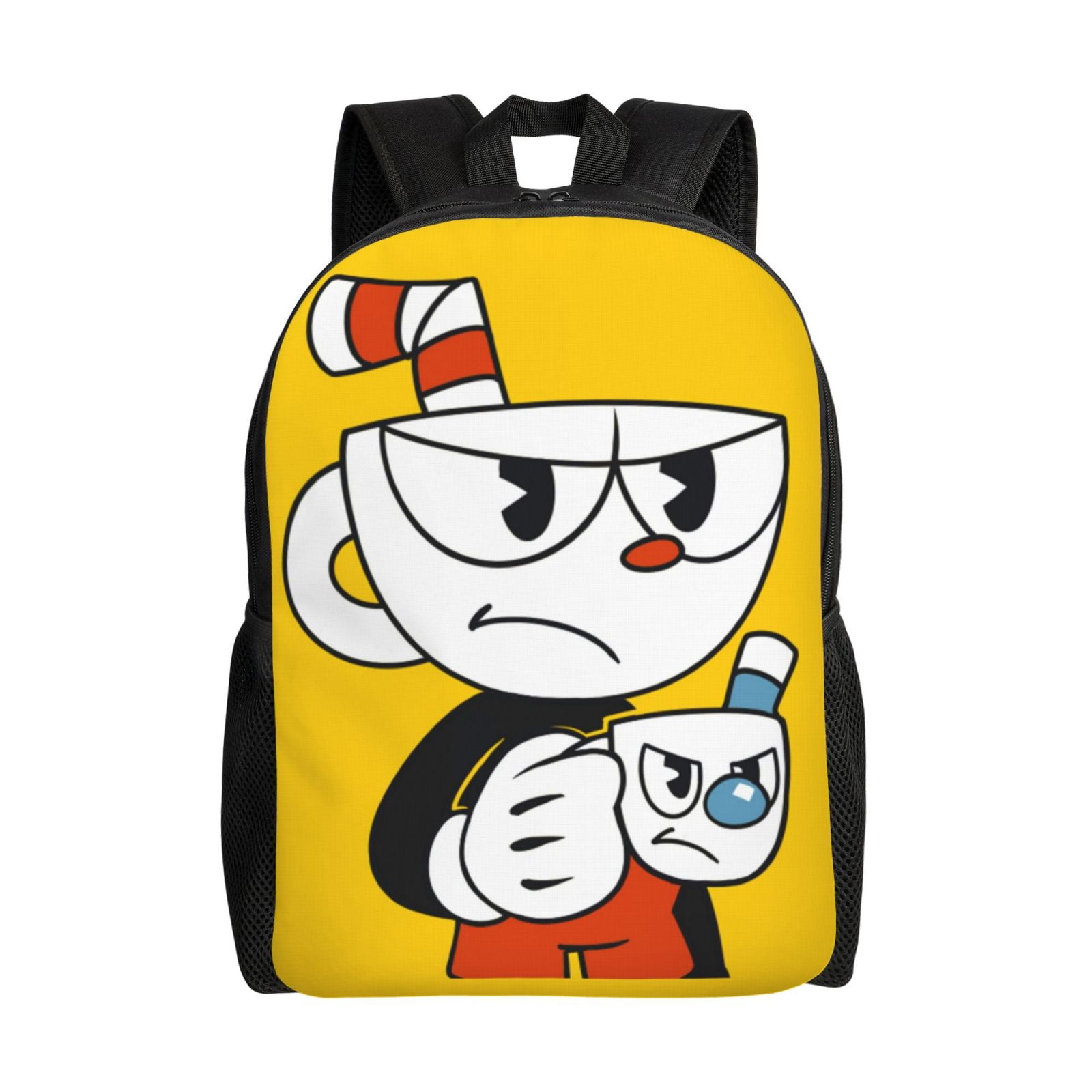 Cuphead Mugman Travel Camping Work Backpack for Womens/Mens Gifts Basic ...
