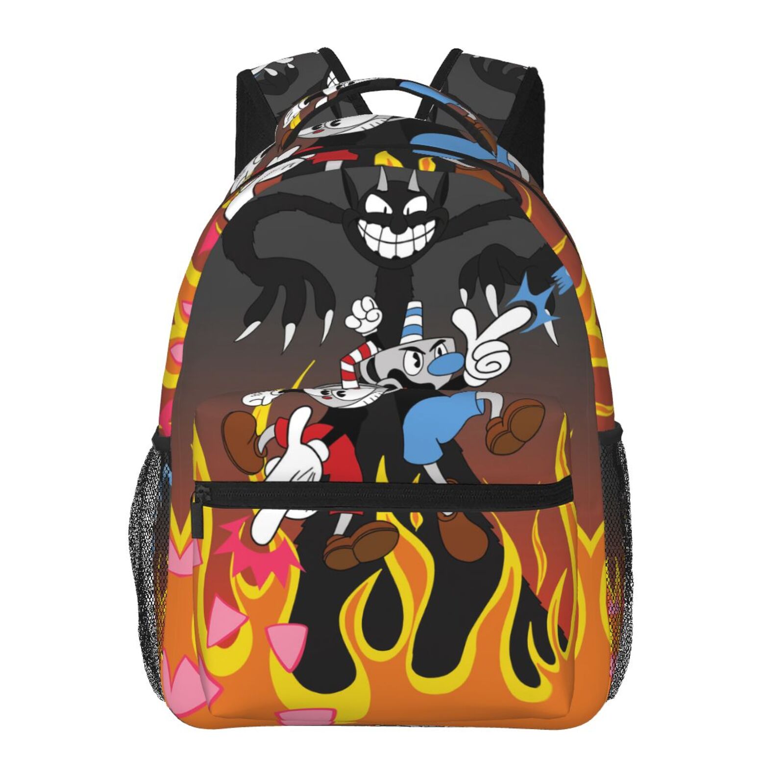 Cuphead Mugman Travel Camping Work Backpack for Womens/Mens Gifts Basic ...