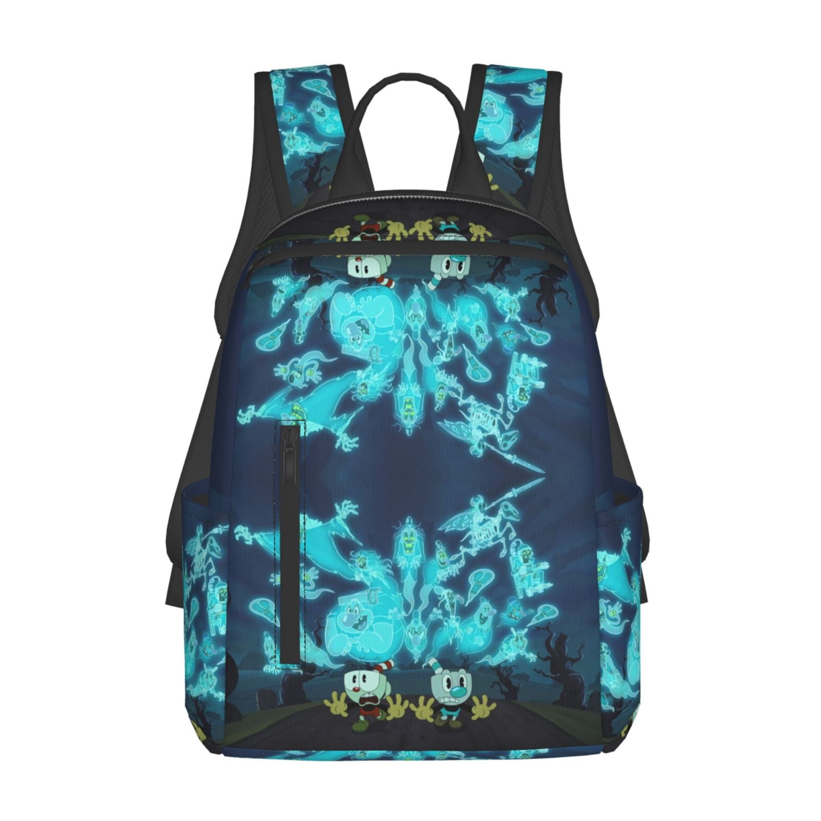 Cuphead Mugman Travel Camping Work Backpack for Womens/Mens Gifts ...