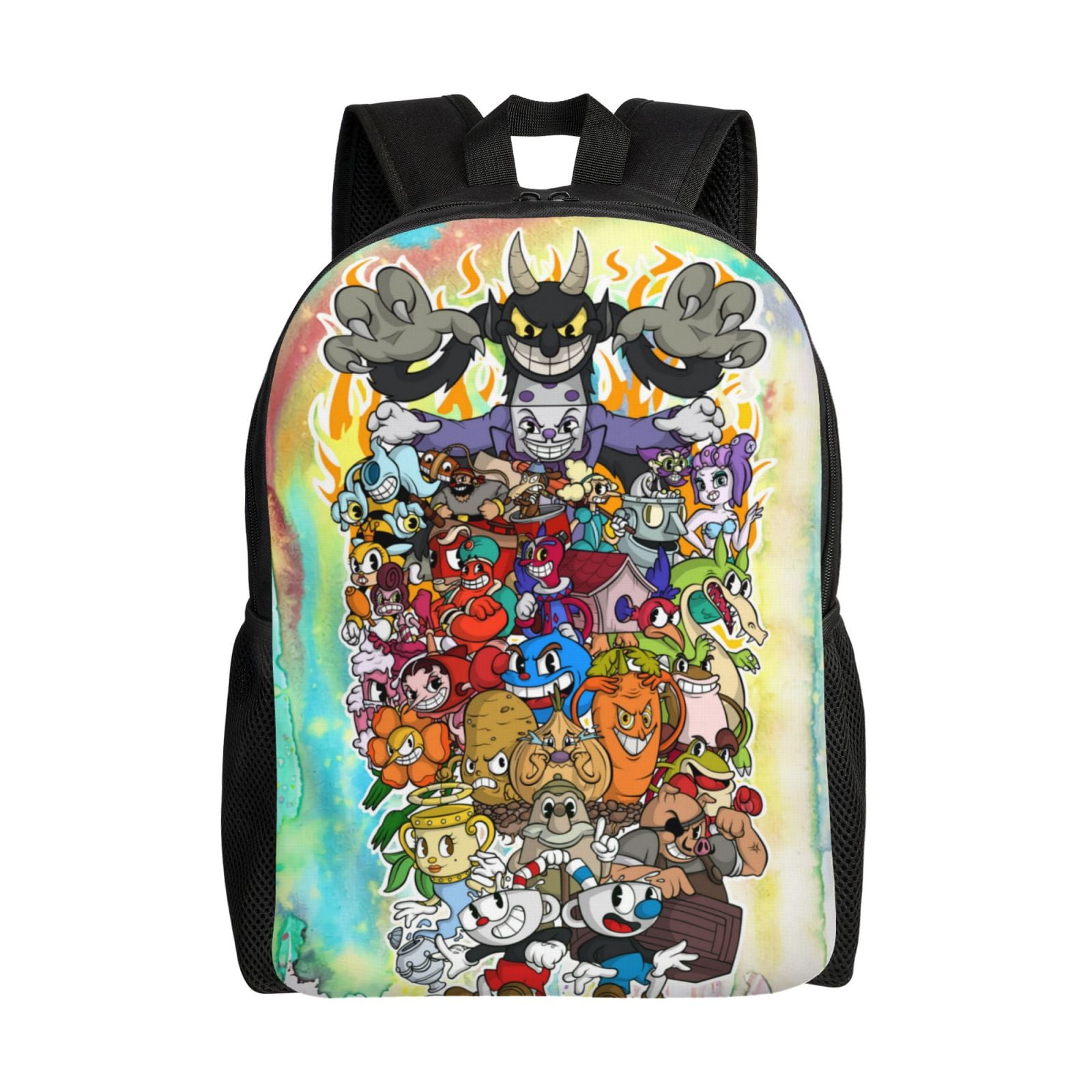 Cuphead Mugman Travel Camping Work Backpack for Womens/Mens Gifts ...