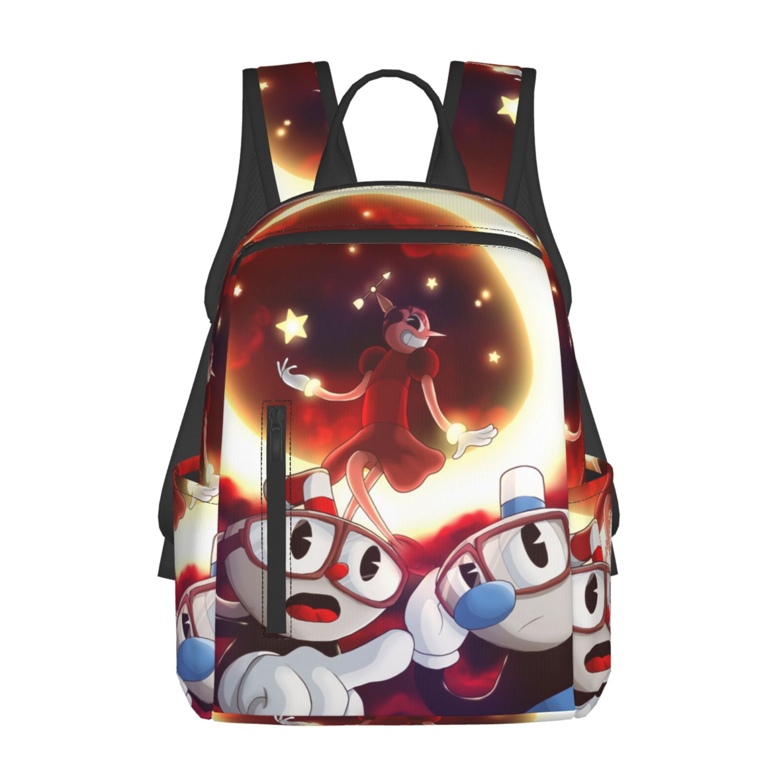 Cuphead Mugman Travel Camping Work Backpack for Womens/Mens Gifts ...