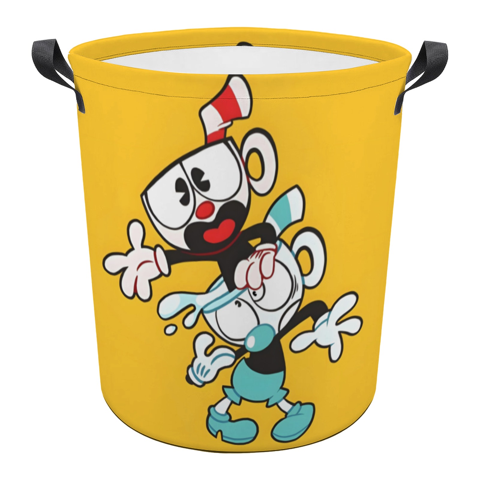 Cuphead Pattern Dirty Clothes Basket 13in x 17in Waterproof And Wear ...