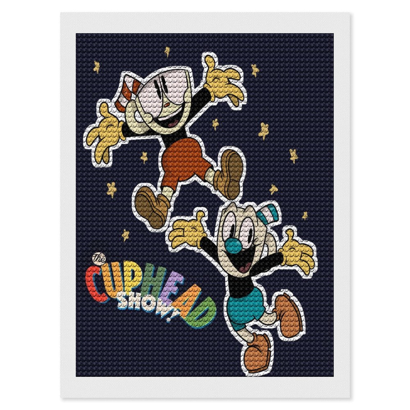 The Cuphead Show Diamond Art Kits for Adults 5D Diamond Art Kit Paint ...