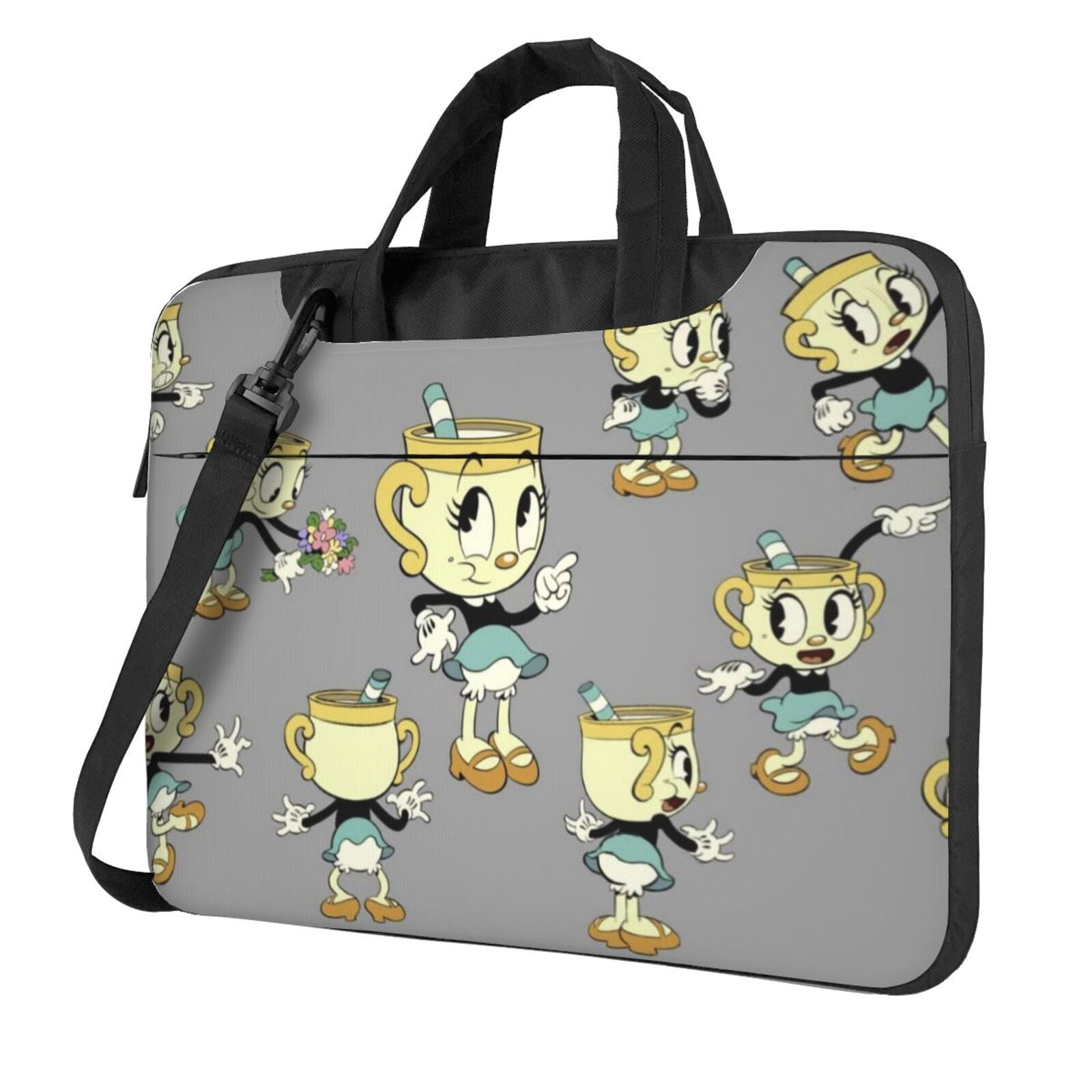 Cuphead Show Ms. Chalice Laptop Bag Shoulder Portable Laptop Case ...