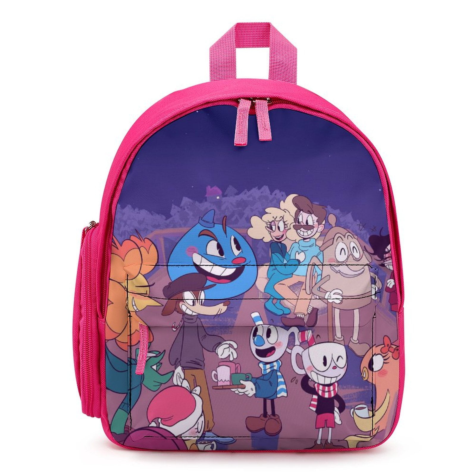 Cuphead Show Mugman Schoolbag Backpack Lightweight Daypack Adjustable ...