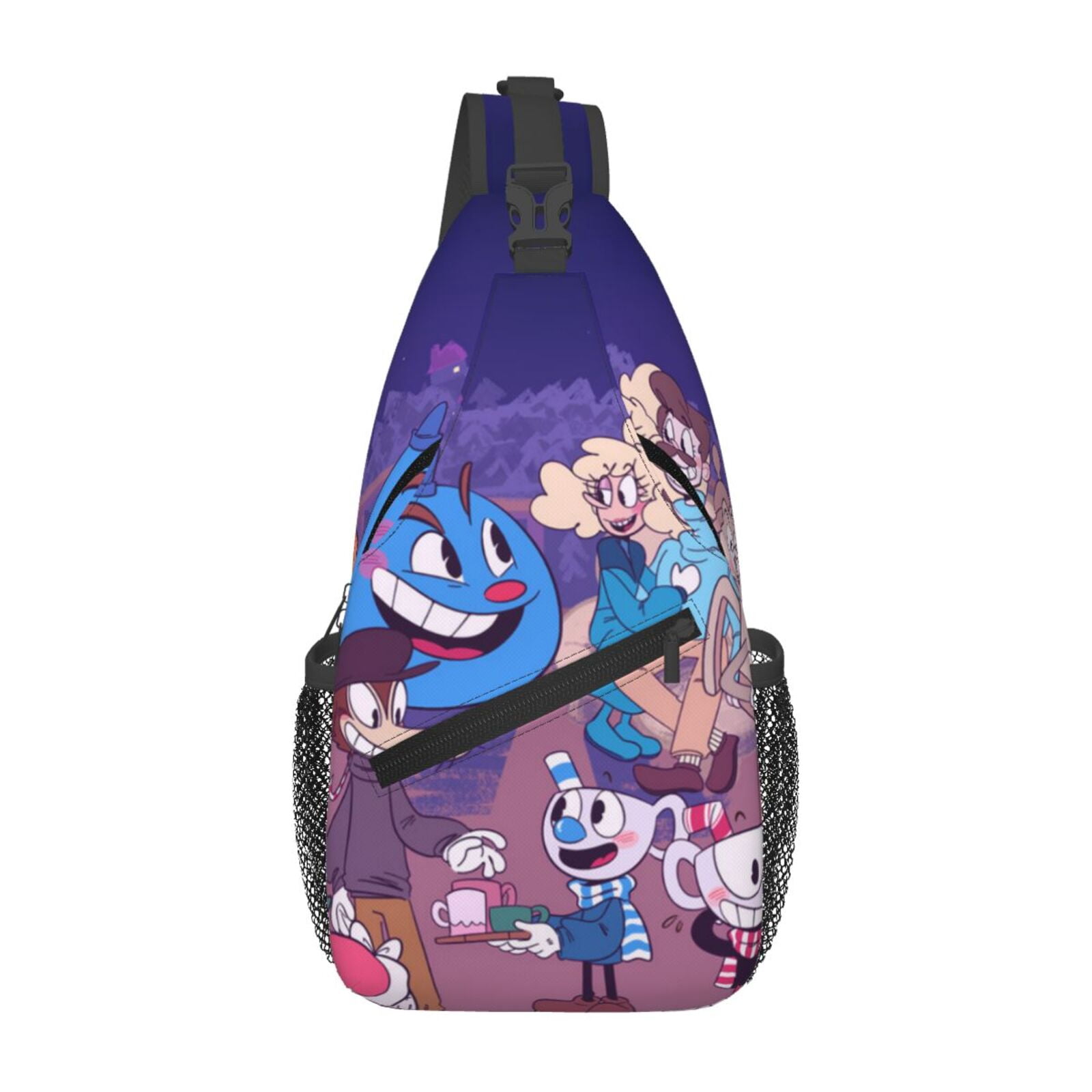 Cuphead Show Mugman Sling Bag Crossbody Backpack Chest Bags Diagonally ...