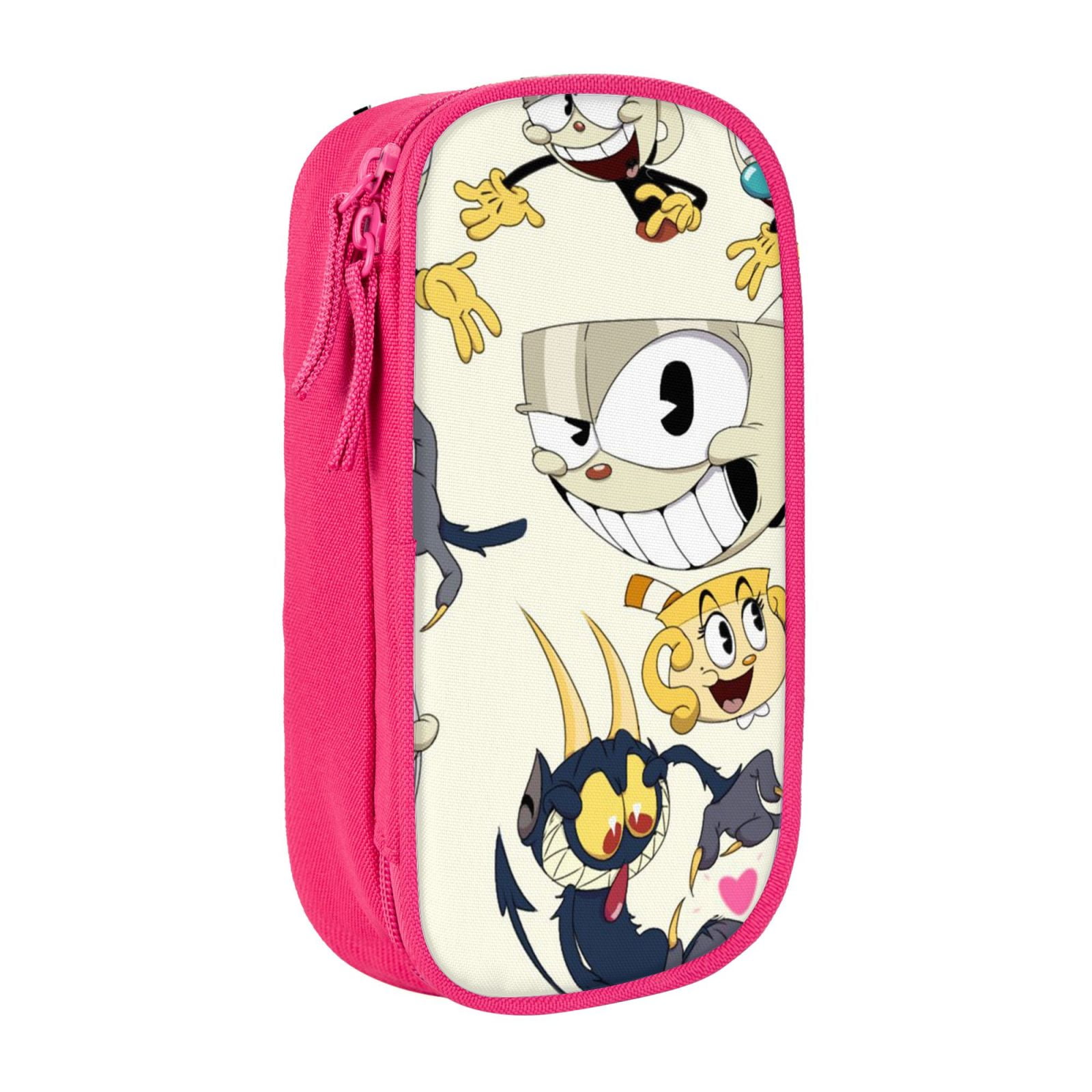 Cuphead Show Pencilcase Large Capacity Pencase Double-layer Pen Bag ...