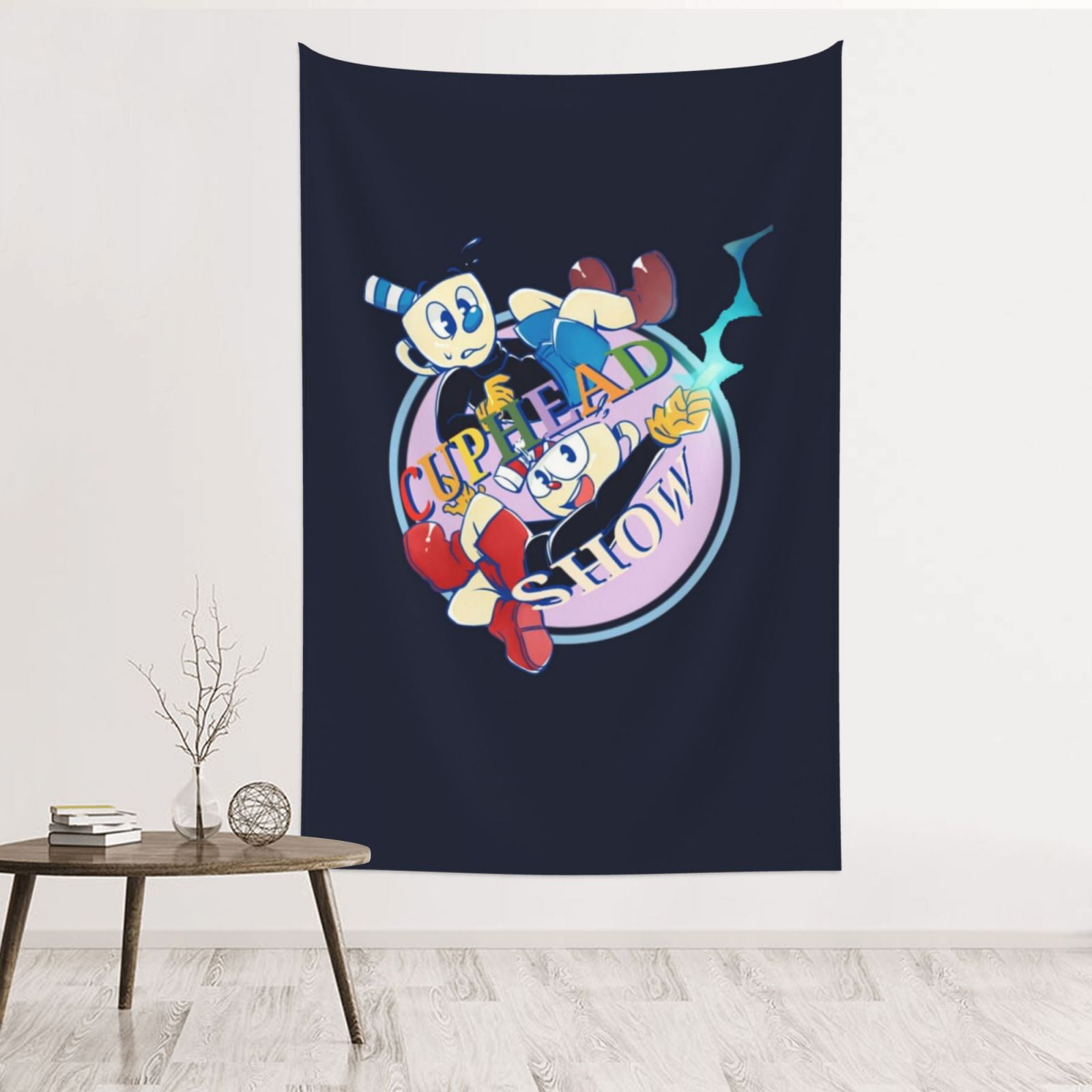 Cuphead Tapestry Wall Hanging Home Decoration Wall Blanket Dormitory Living Room Bedroom ...
