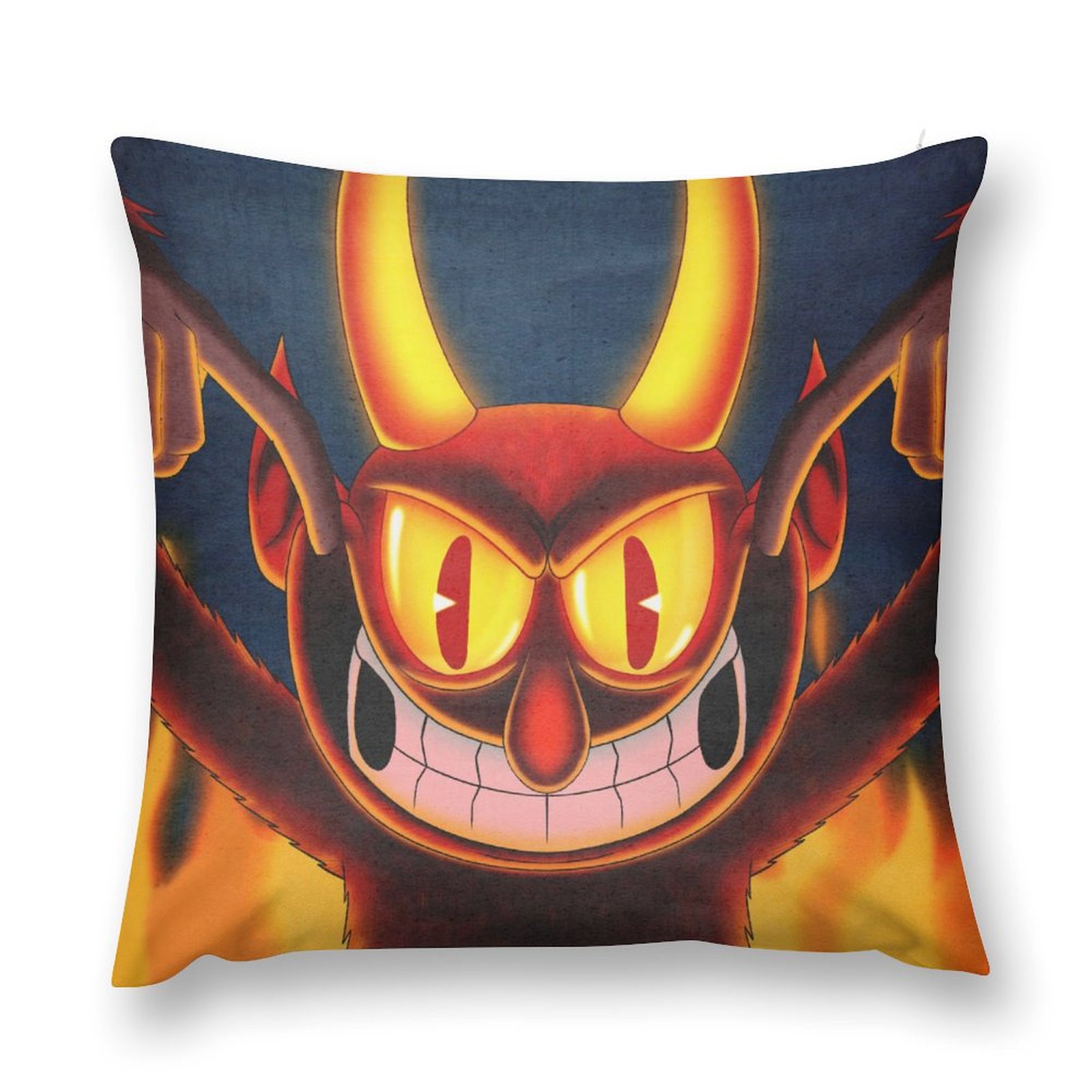 Cuphead The Devil Microfiber Pillow Cases for Bed Funny Cushion Cover ...