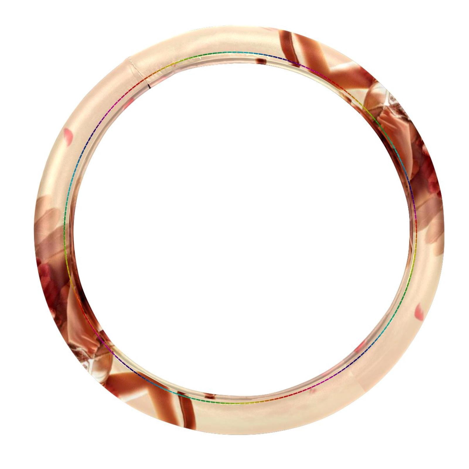 Cupid 14.5 Inch Printing PVC Leather Car Wheel Covers Steering Wheel ...