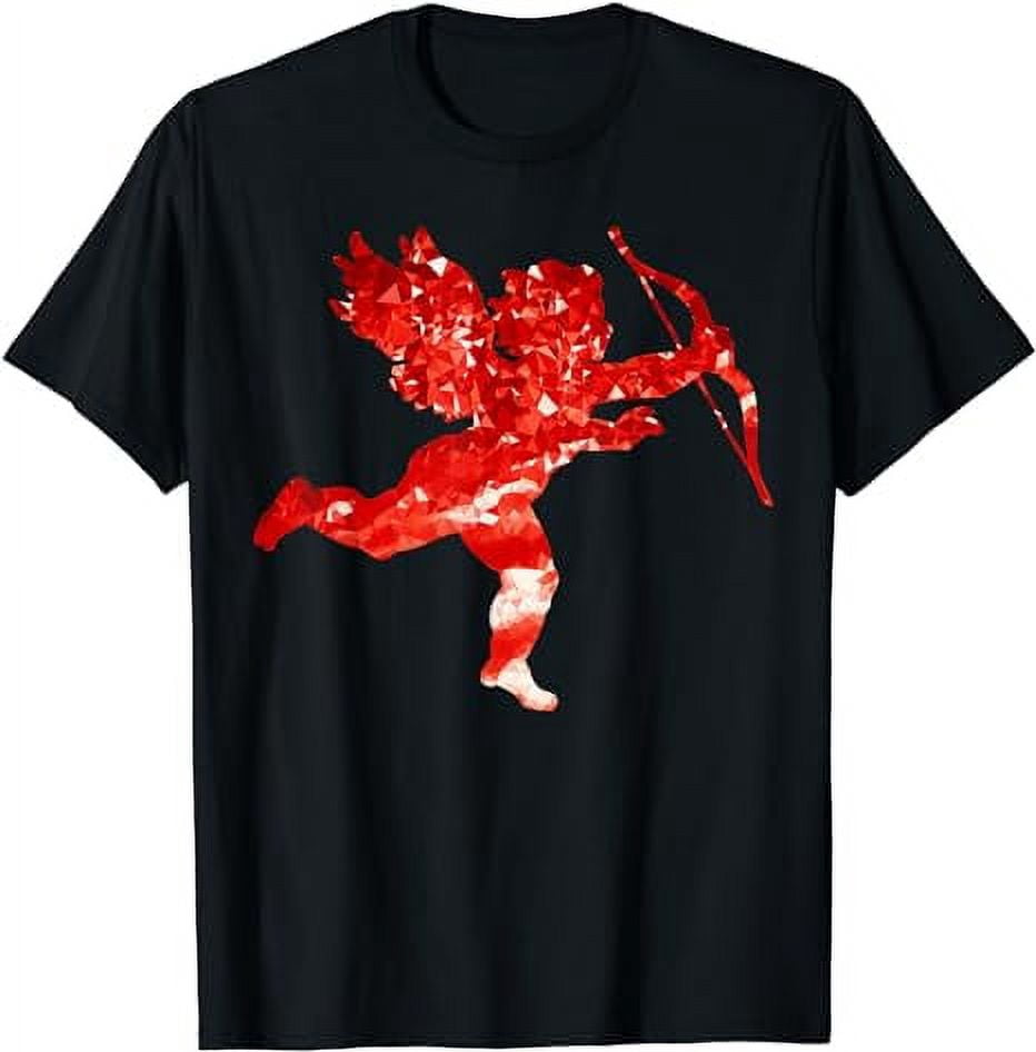 Cupid Cherub Angel Low Poly Valentine's Day T-Shirt - Walmart.com