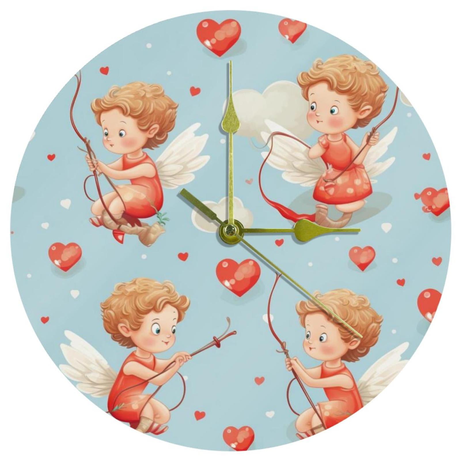 Cupid Circular Acrylic Wall Clock - Elegant and Stylish Timepiece for ...