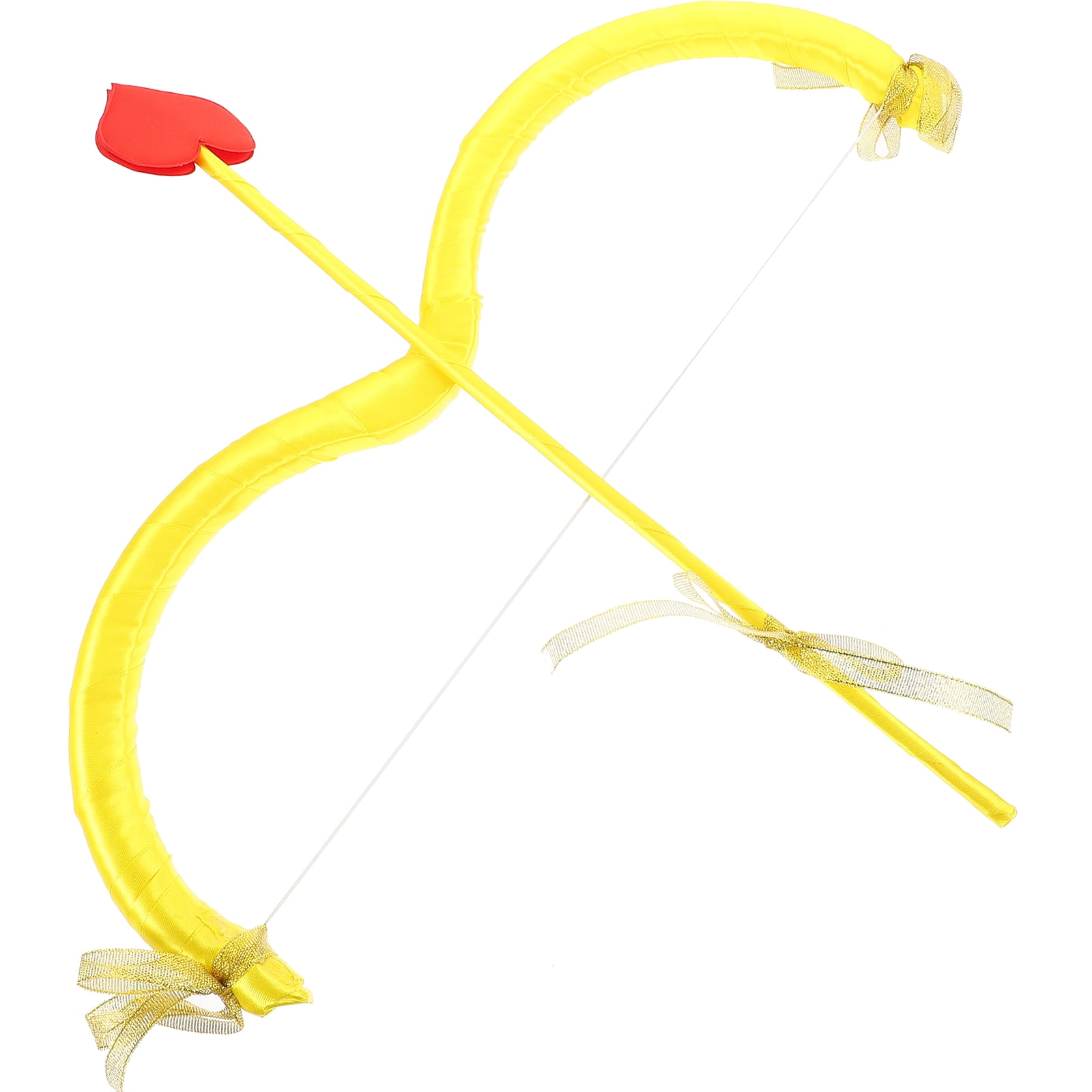 Worgeous Yellow Cupid Bow and Arrow Props for Valentine Decor ...
