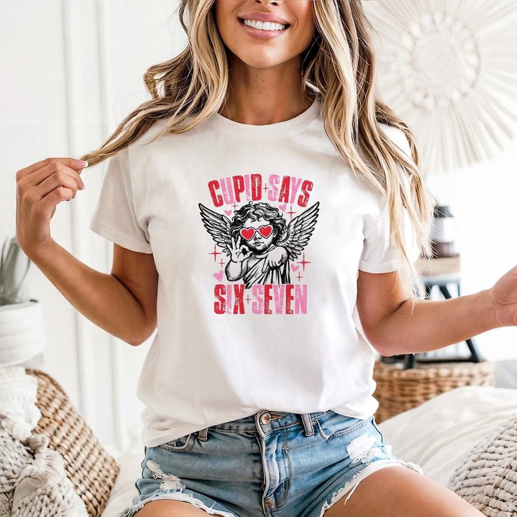 Cupid Days 67 Love Graphic T-Shirt,Valentines Day T-shirt, Sizes S-5XL ...