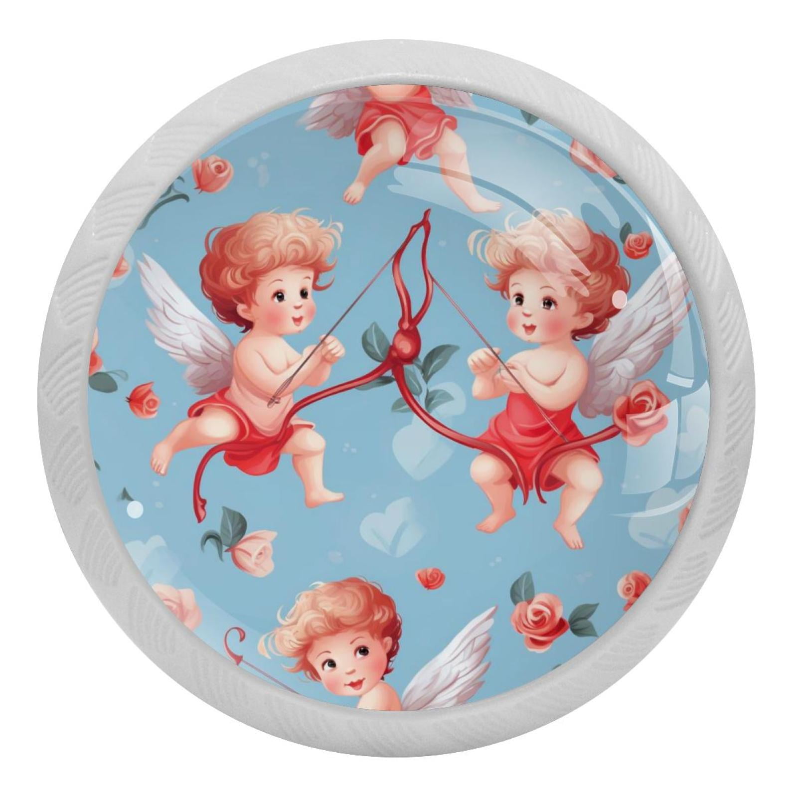 Cupid Kitchen Hardware: Fluorescent Drawer Pulls - Round 4-Pack, Glow ...