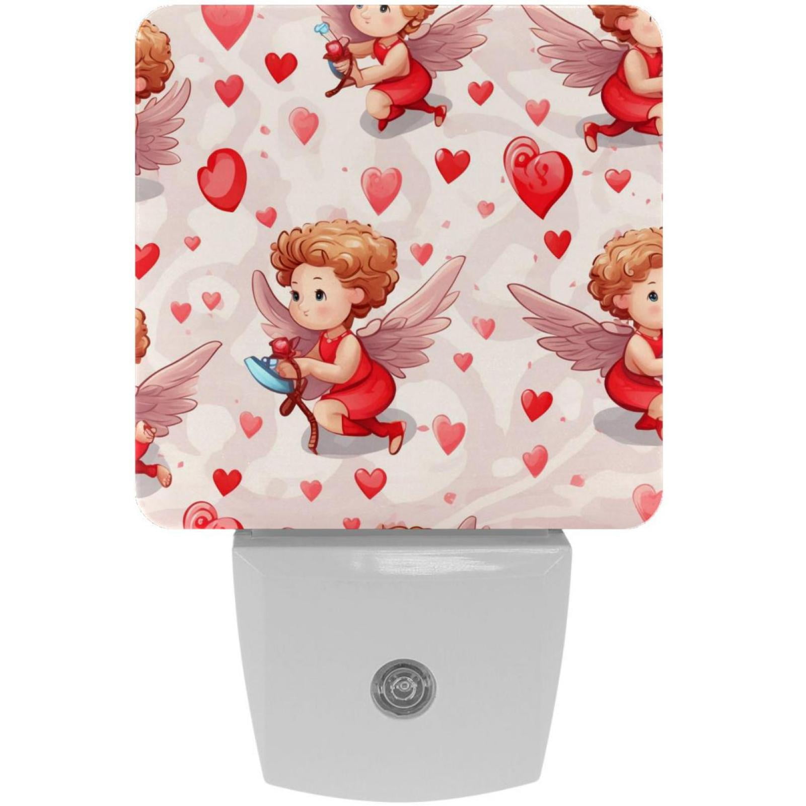 Cupid LED Square Night Lights - Bright and Compact Bedroom or Bathroom ...