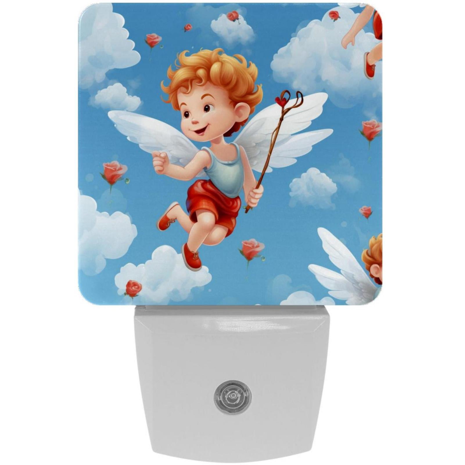 Cupid LED Square Night Lights- Modern and Energy Efficient Bedside ...