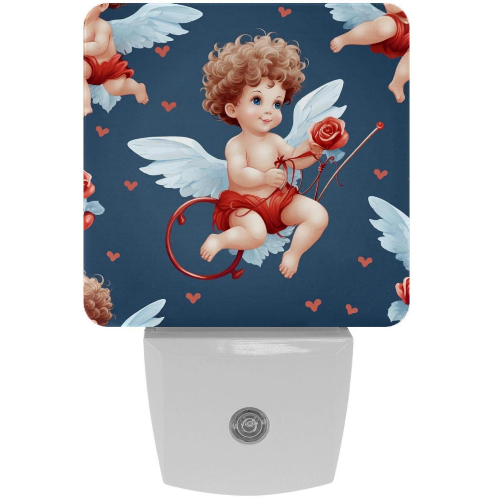 Cupid LED Square Night Lights - Portable and Stylish for Bedroom and ...