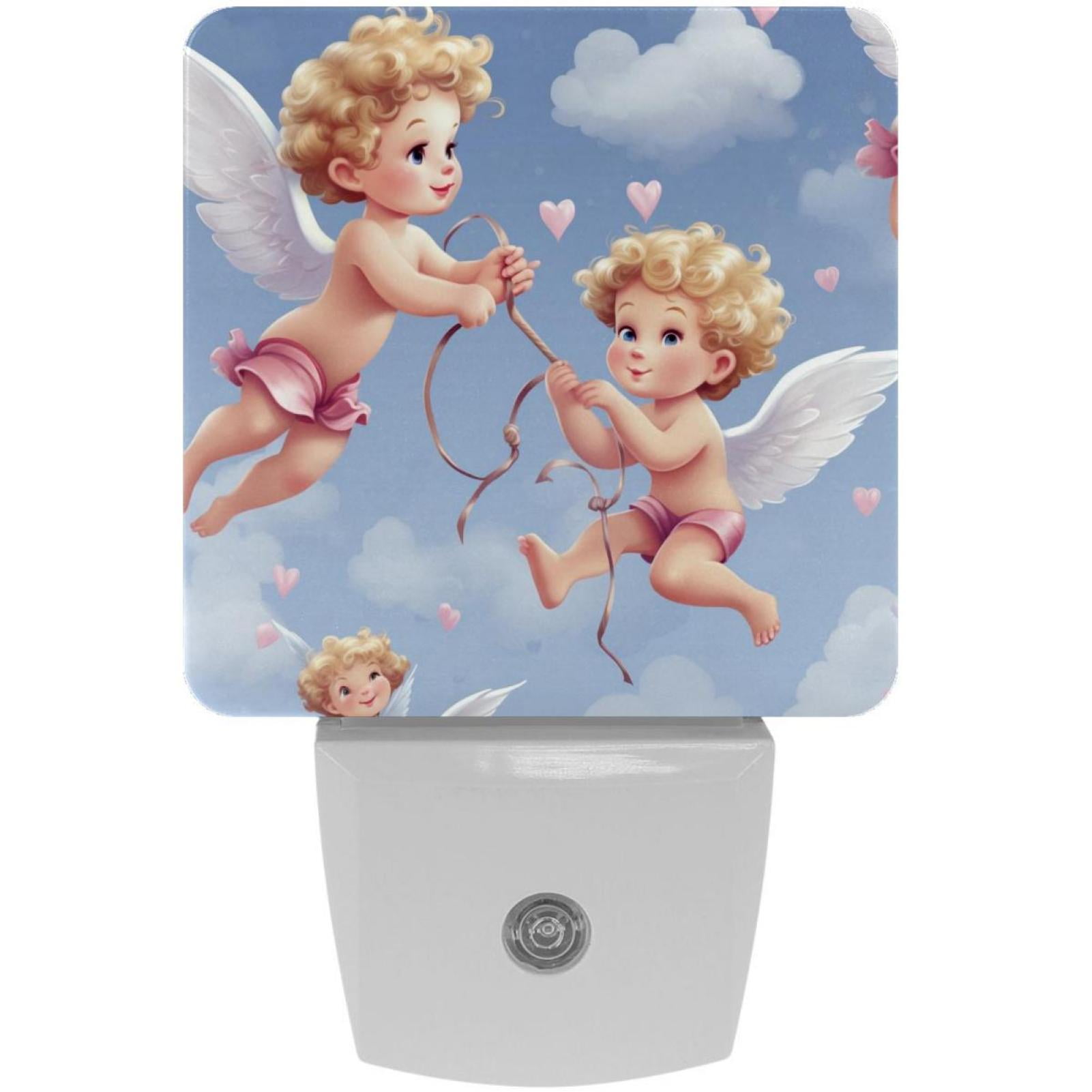 Cupid LED Square Night Lights - Portable and Stylish for Bedroom and ...