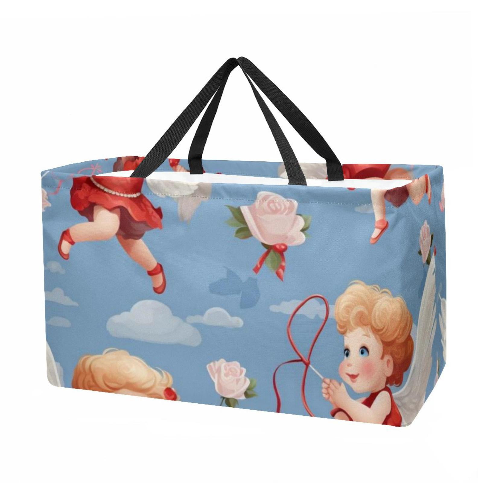 Cupid Large Foldable Oxford Cloth Storage Basket - Versatile Grocery ...