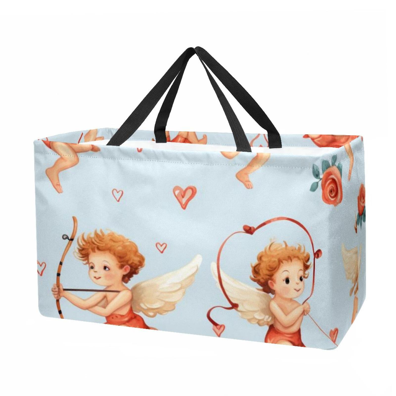 Cupid Large Foldable Oxford Cloth Storage Basket - Versatile Grocery ...
