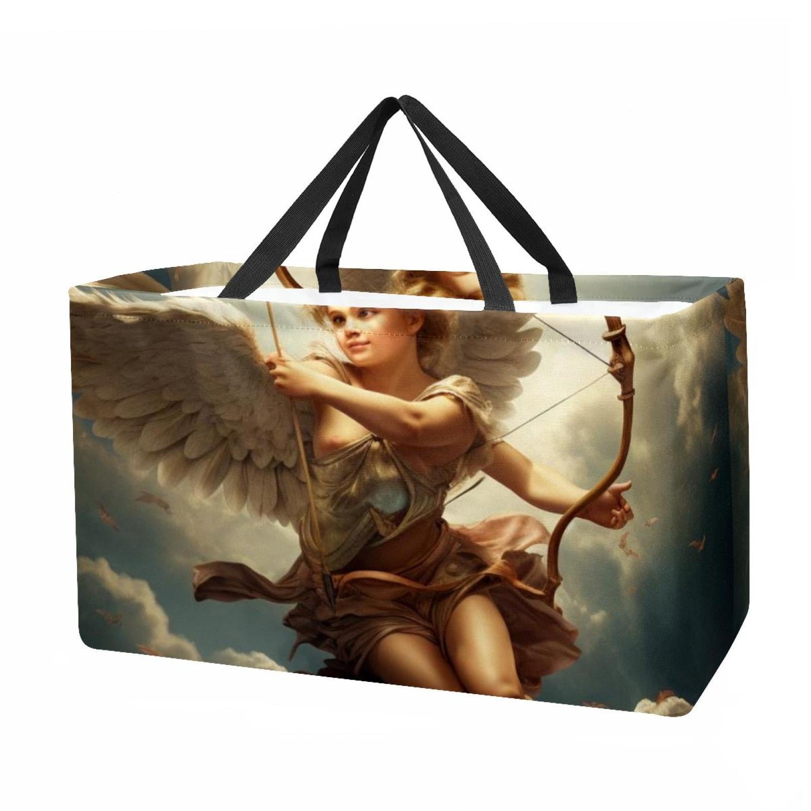 Cupid Large Foldable Oxford Cloth Tote Bag Cube Organizer Collapsible ...