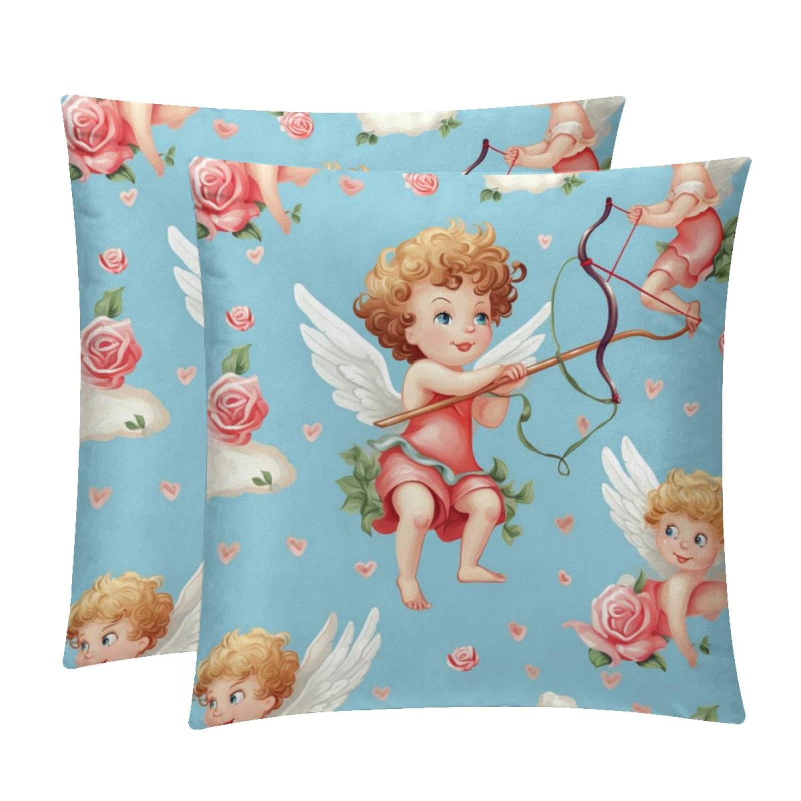 Cupid Patterns for Home Decor, Covers Available in 16x16, 18x18, and ...