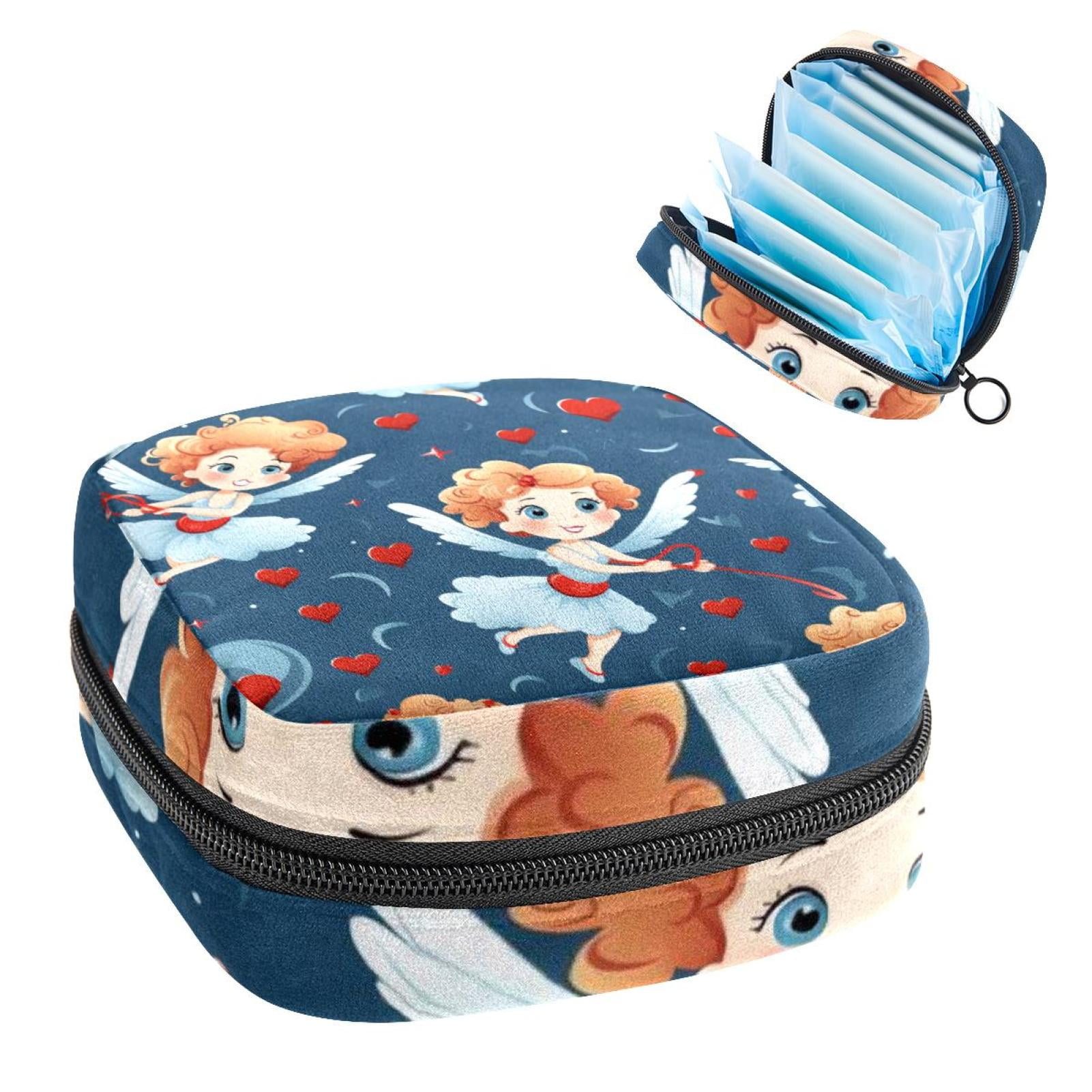 Cupid Period Pouch: Stylish Sanitary Napkin Bag, Travel Pouch Necklace ...
