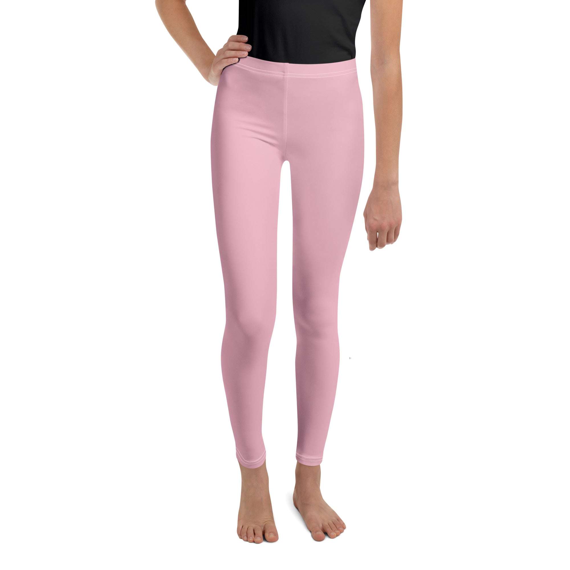 Cupid Pink Kids Leggings, Dusty Rose Kids Leggings - Walmart.com