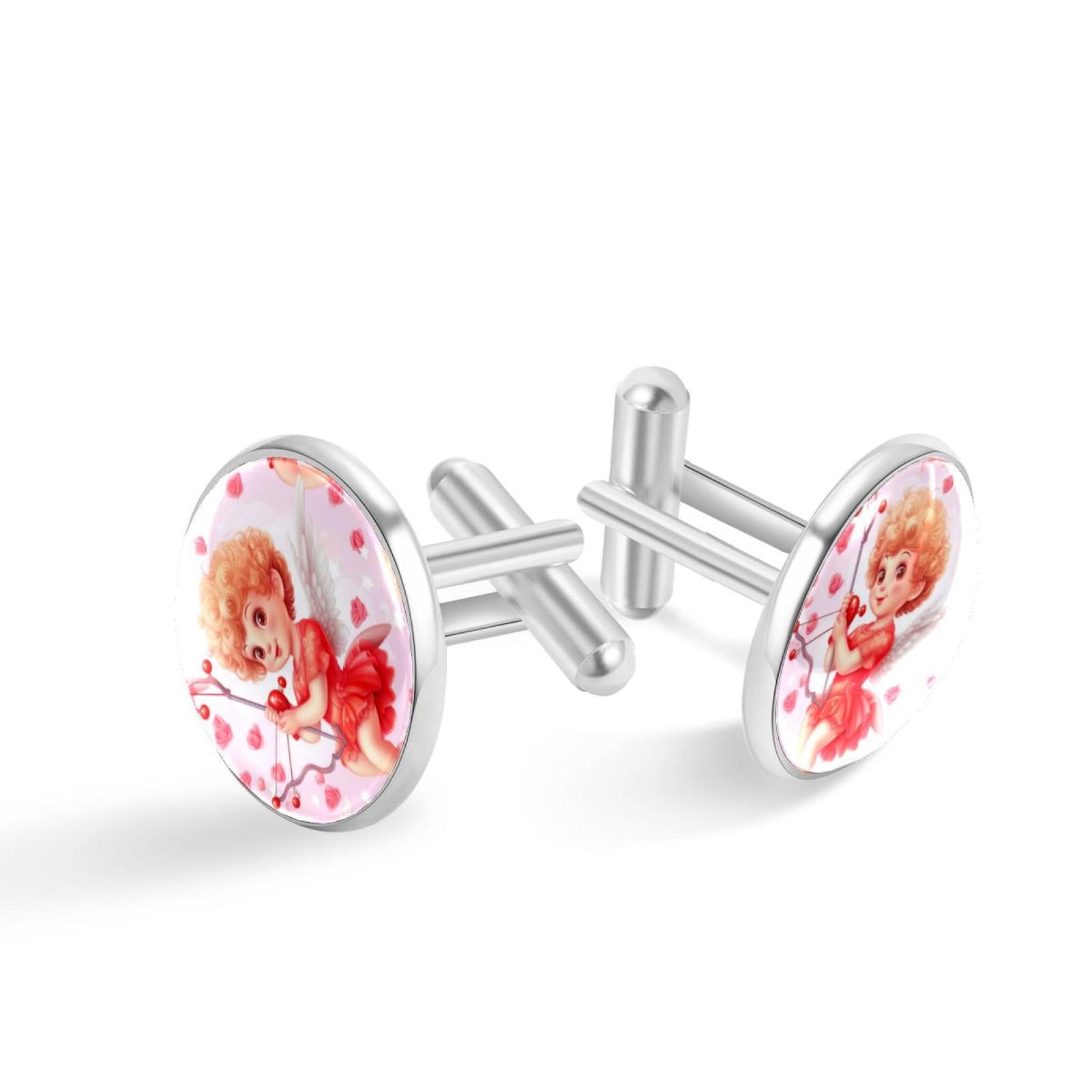 Cupid Ravishing Formal Attire Stainless Steel Cuff Link Set for Special ...