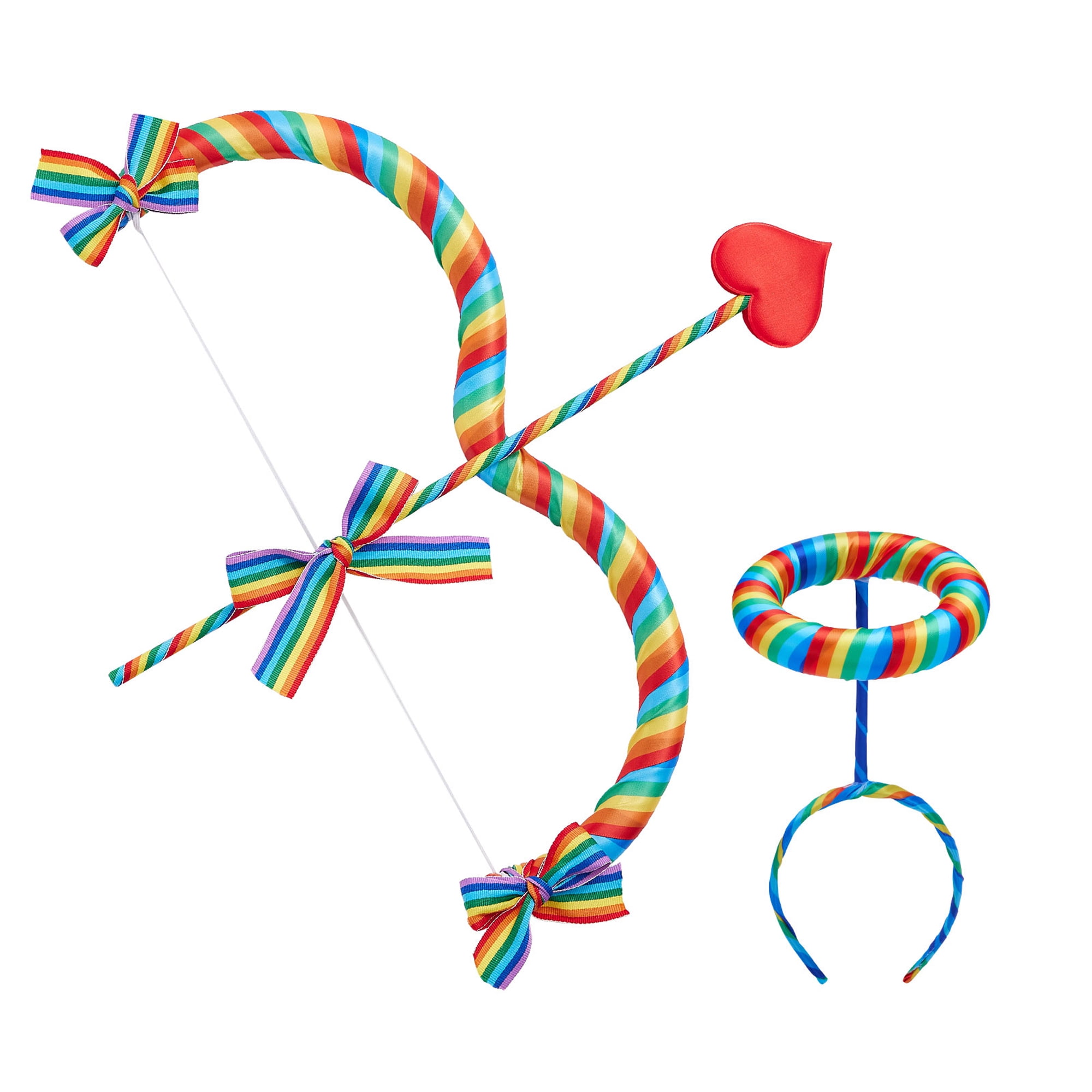 Cupid Red Bow Arrow Set with Halo Headband,Halloween Valentine's ...