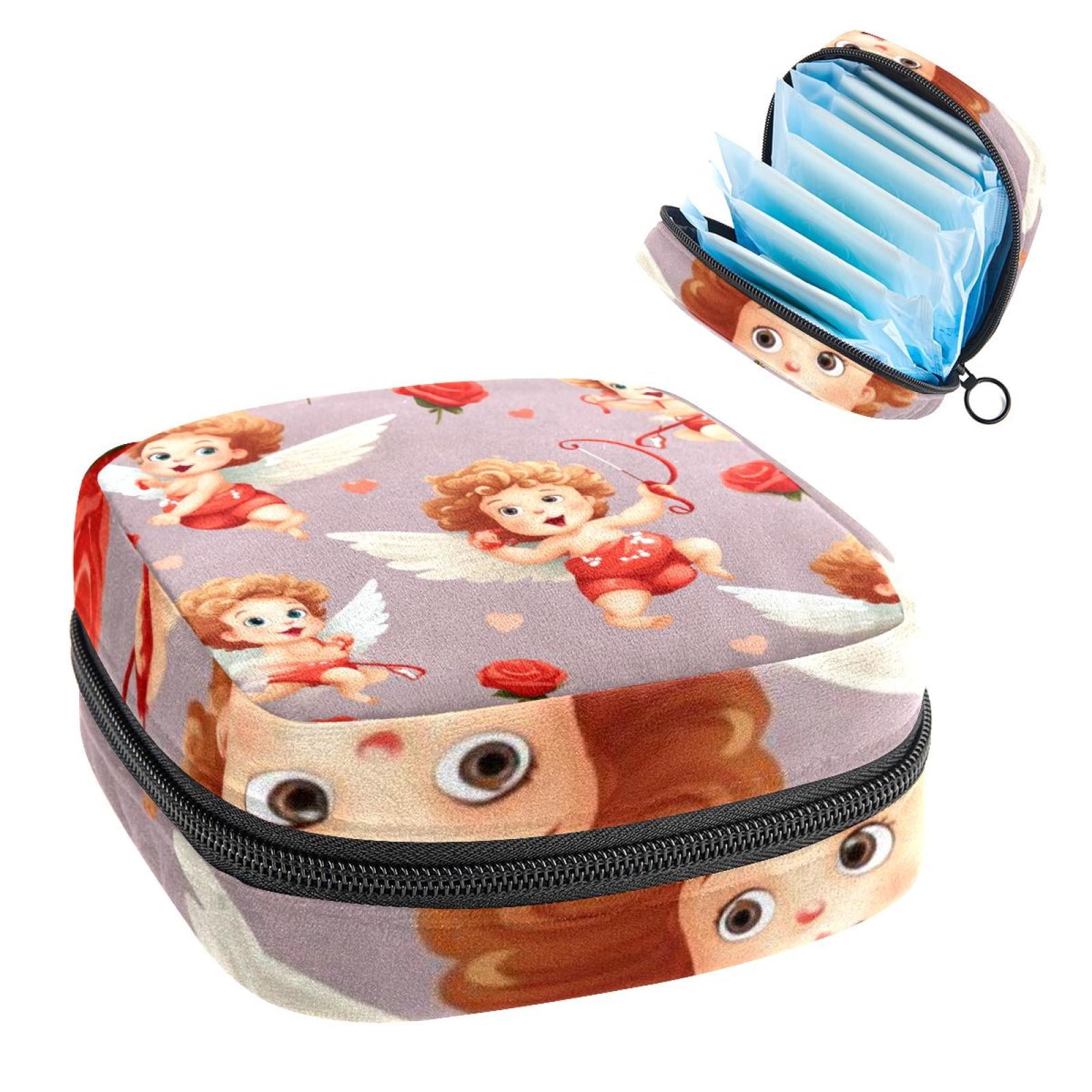 Cupid Sanitary Napkin Bag Period Pouch Travel Organizer Zipper Pouch ...