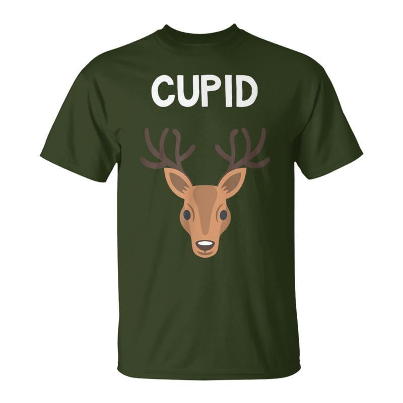 Cupid Santa Reindeer Matching Family Group Christmas TShirt - Walmart.com