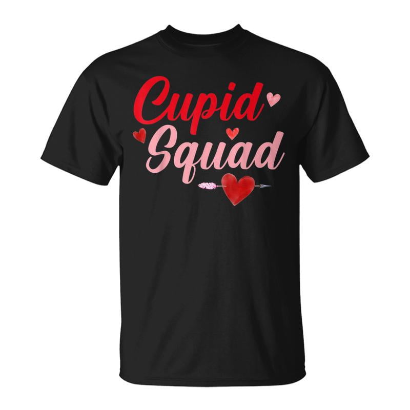 Cupid Squad Hearts Valentines Day For Group TShirt - Walmart.com