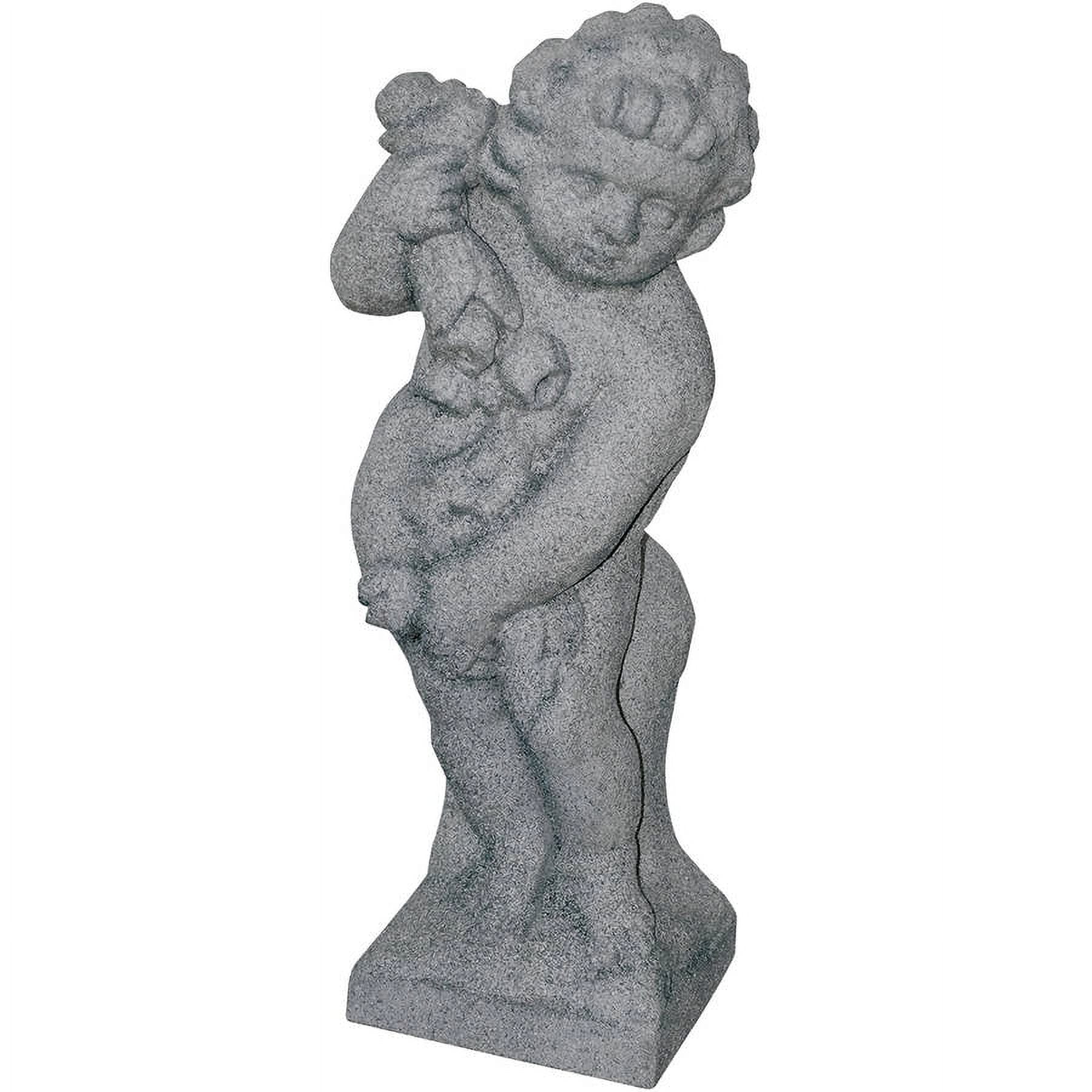 Cupid Statue – Natural Granite Appearance – Made of Resin – Lightweight ...