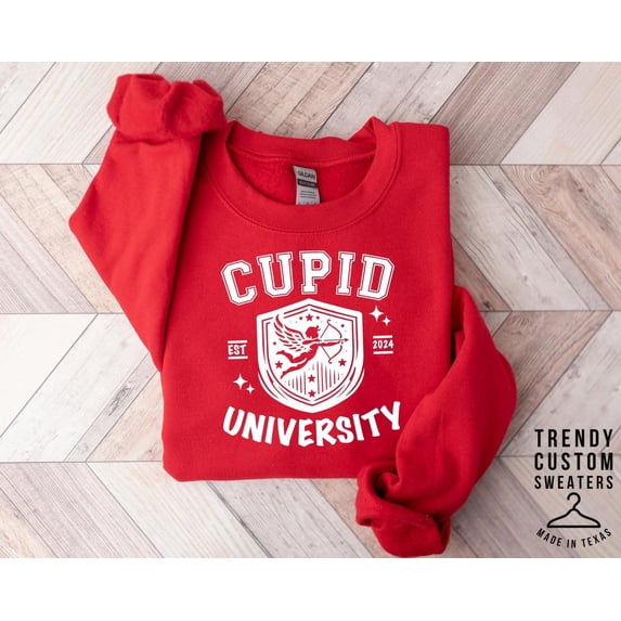 Cupid University Crewneck Sweatshirt, Valentine'S Day - Walmart.com