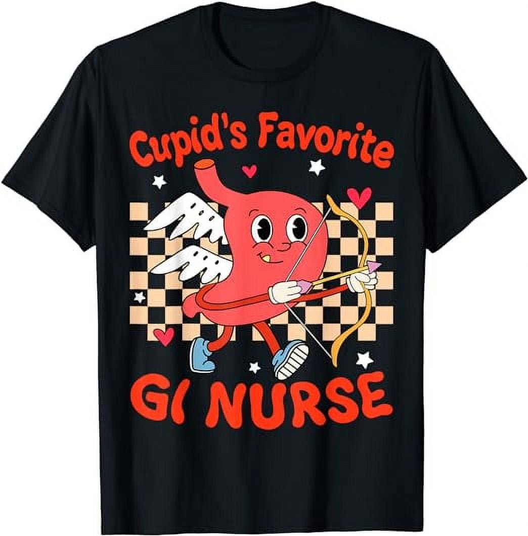 Cupid's Favorite Gi Nurse Stomach Endoscopy Valentines Day T-Shirt ...