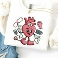 Cupid’s Favorite Nurse Embroidery , Valentine Nurse Crewneck Machine ...