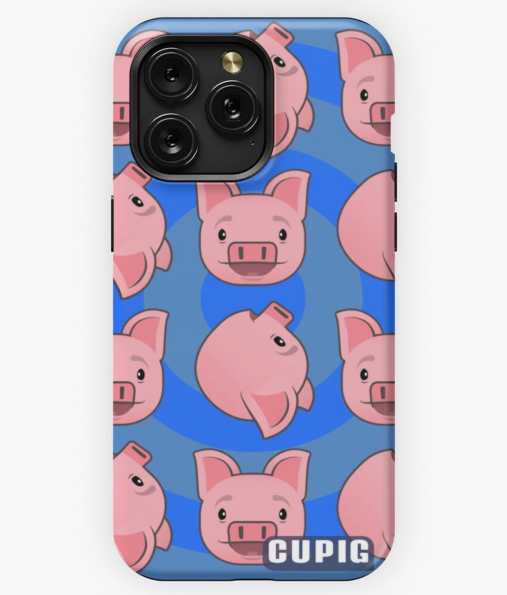 Cupig Smiley Cupid Pig Design M1047 Phone Case for iPhone 17 16 15 14 ...