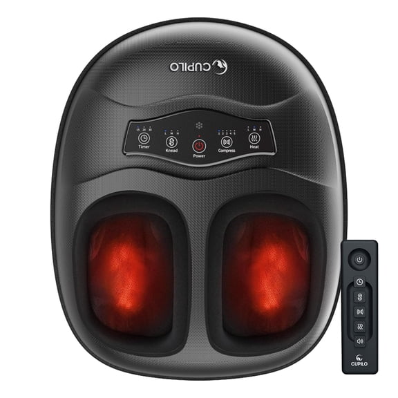 Tisscare Shiatsu Foot Massager, Heat and Adjustable Handle, Foot and ...