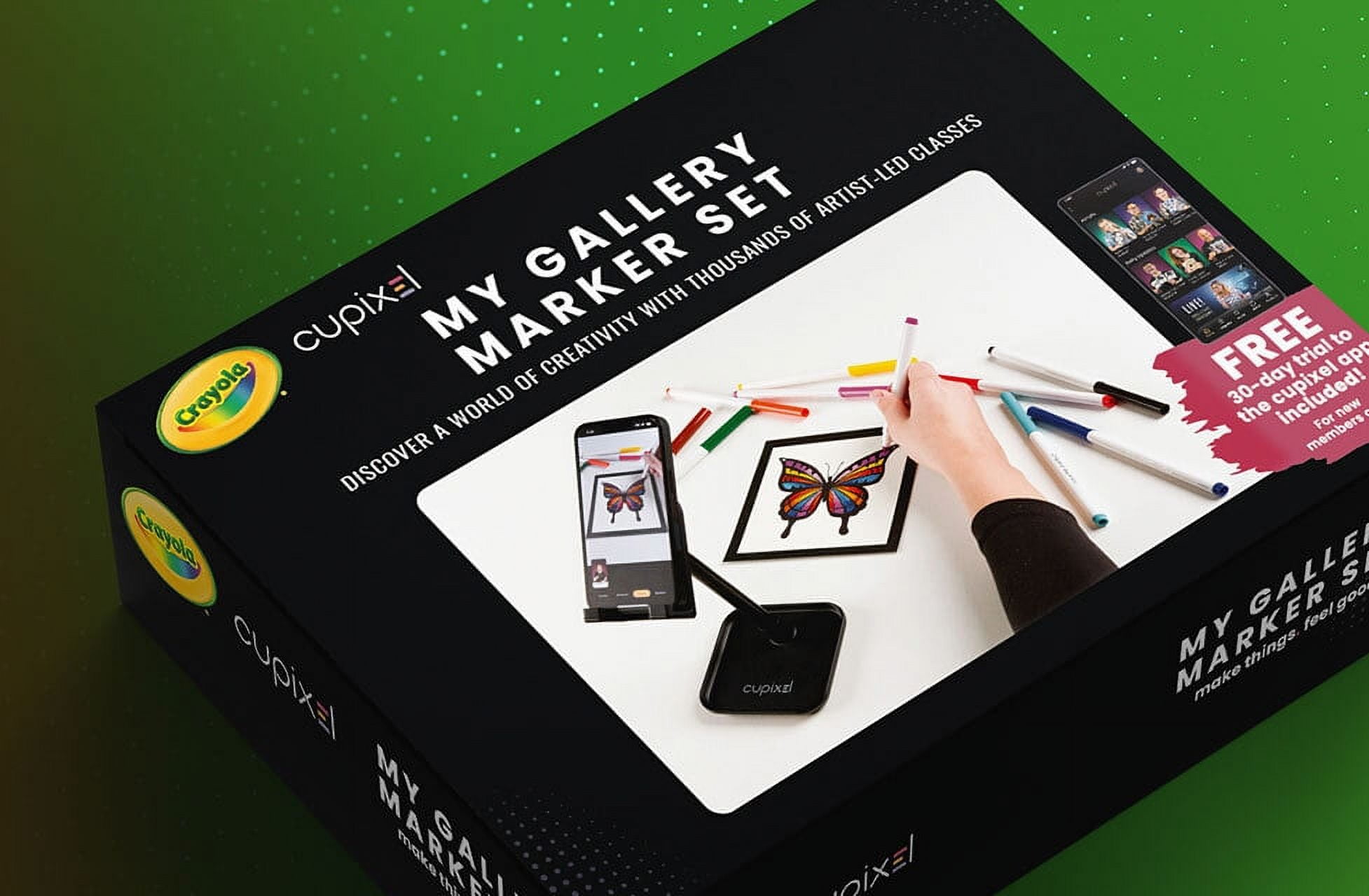 Cupixel Crayola My Gallery Set: Coloring Art Imagination Kit with AR Technology - Walmart.com